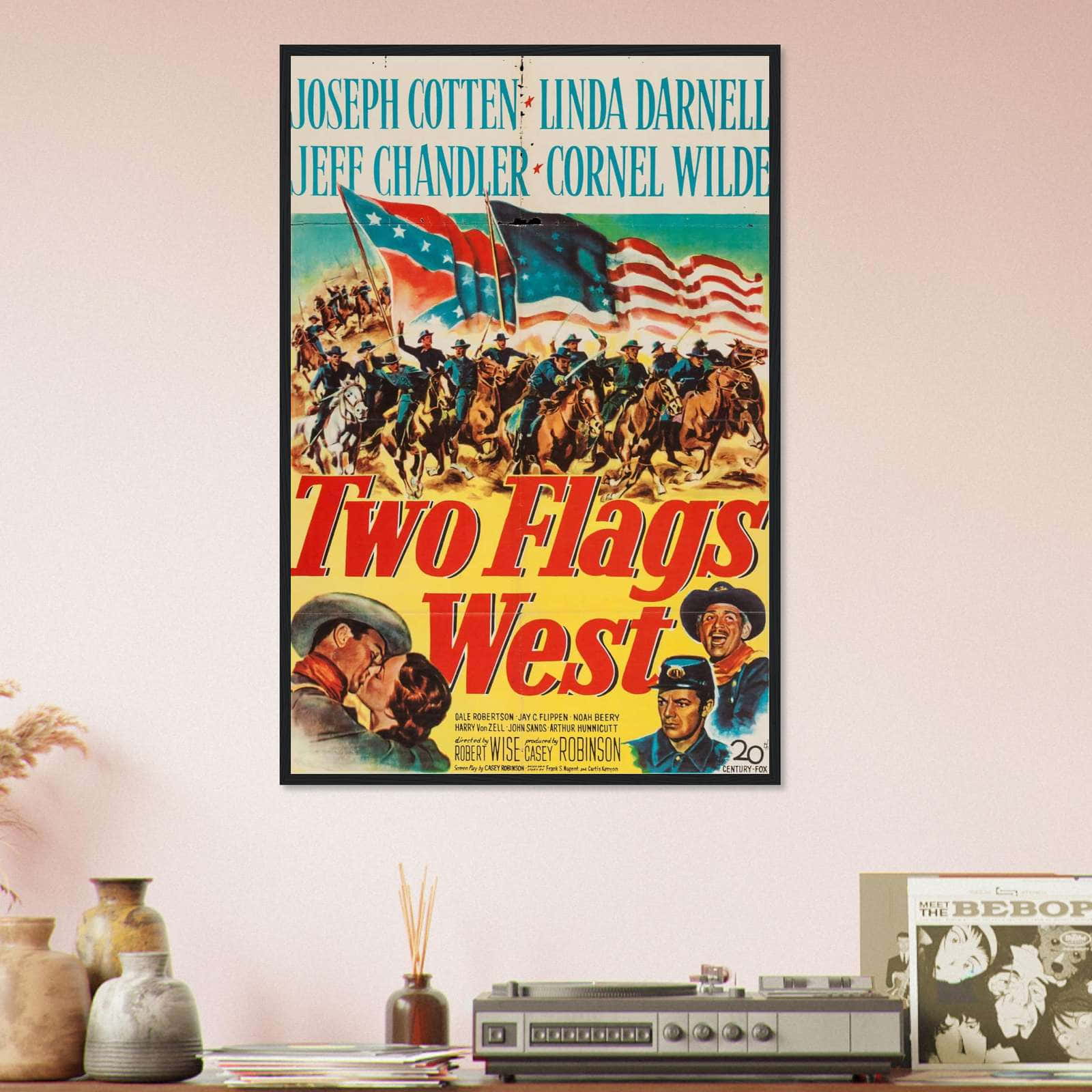 Two Flags West (1950) Movie Poster Print - Citiesbox