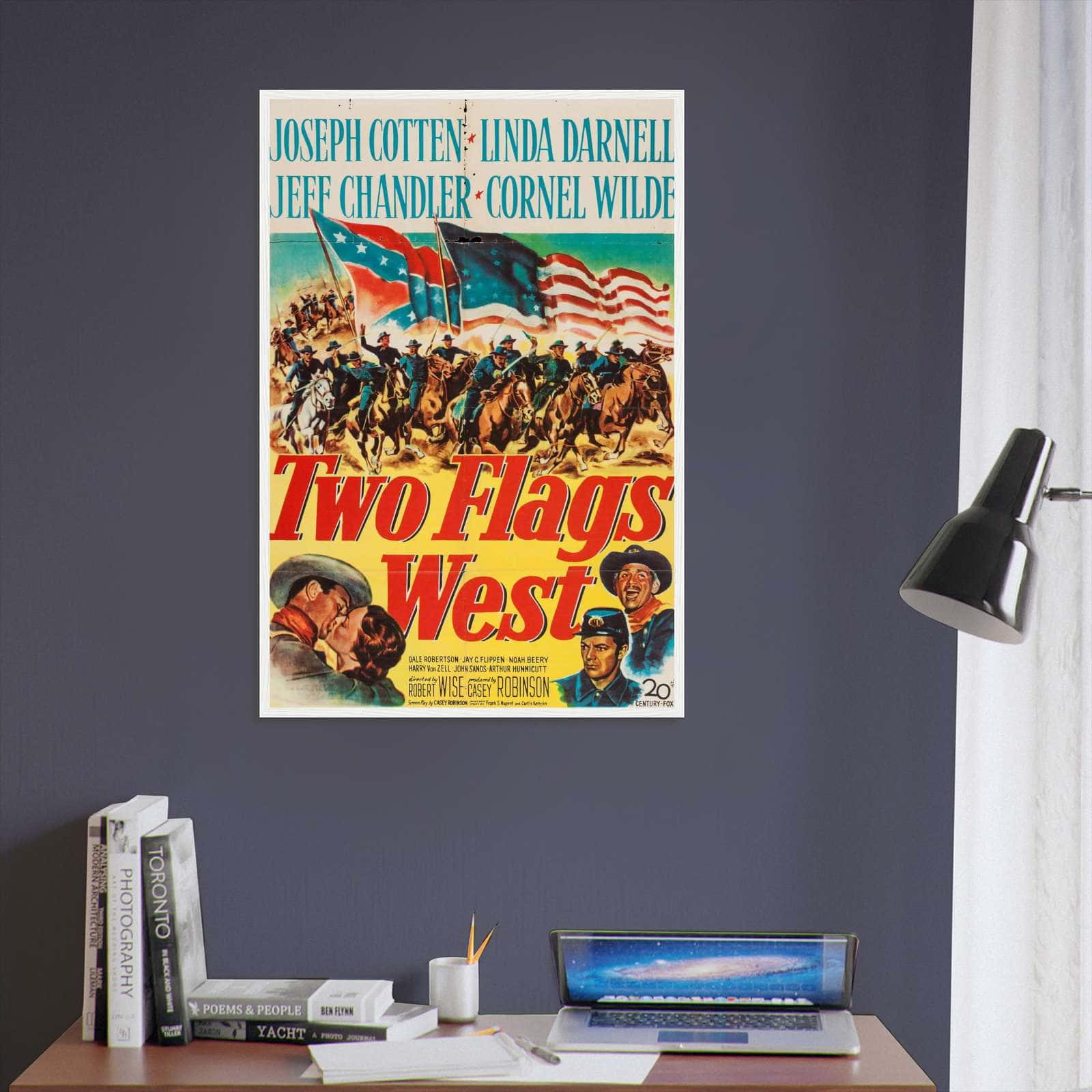 Two Flags West (1950) Movie Poster Print - Citiesbox