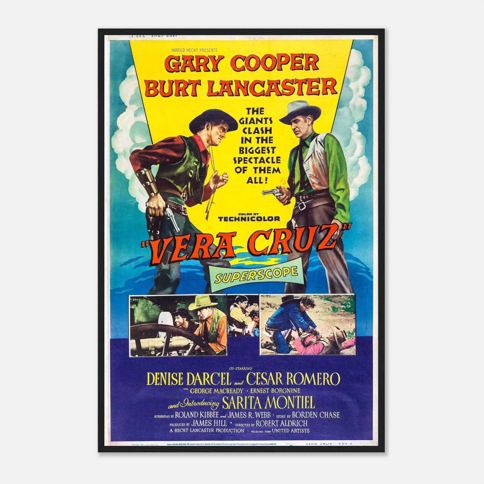 Vera Cruz (1954) Movie Poster Print - Citiesbox