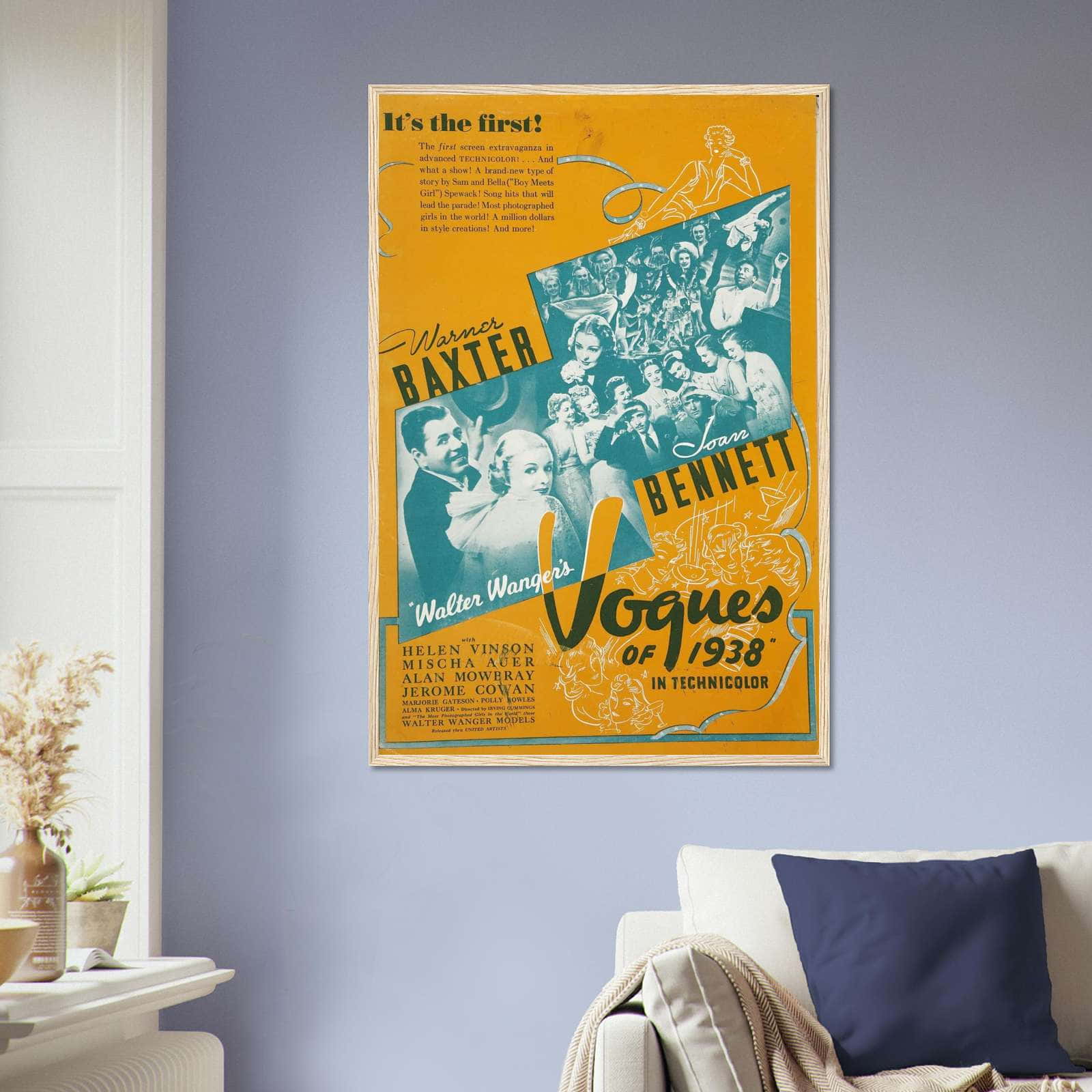 Vogues of 1938 (1937) Movie Poster Print - Citiesbox