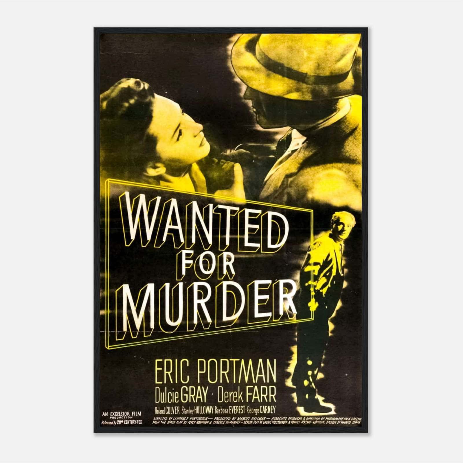 Wanted for Murder (1946) Movie Poster Print - Citiesbox
