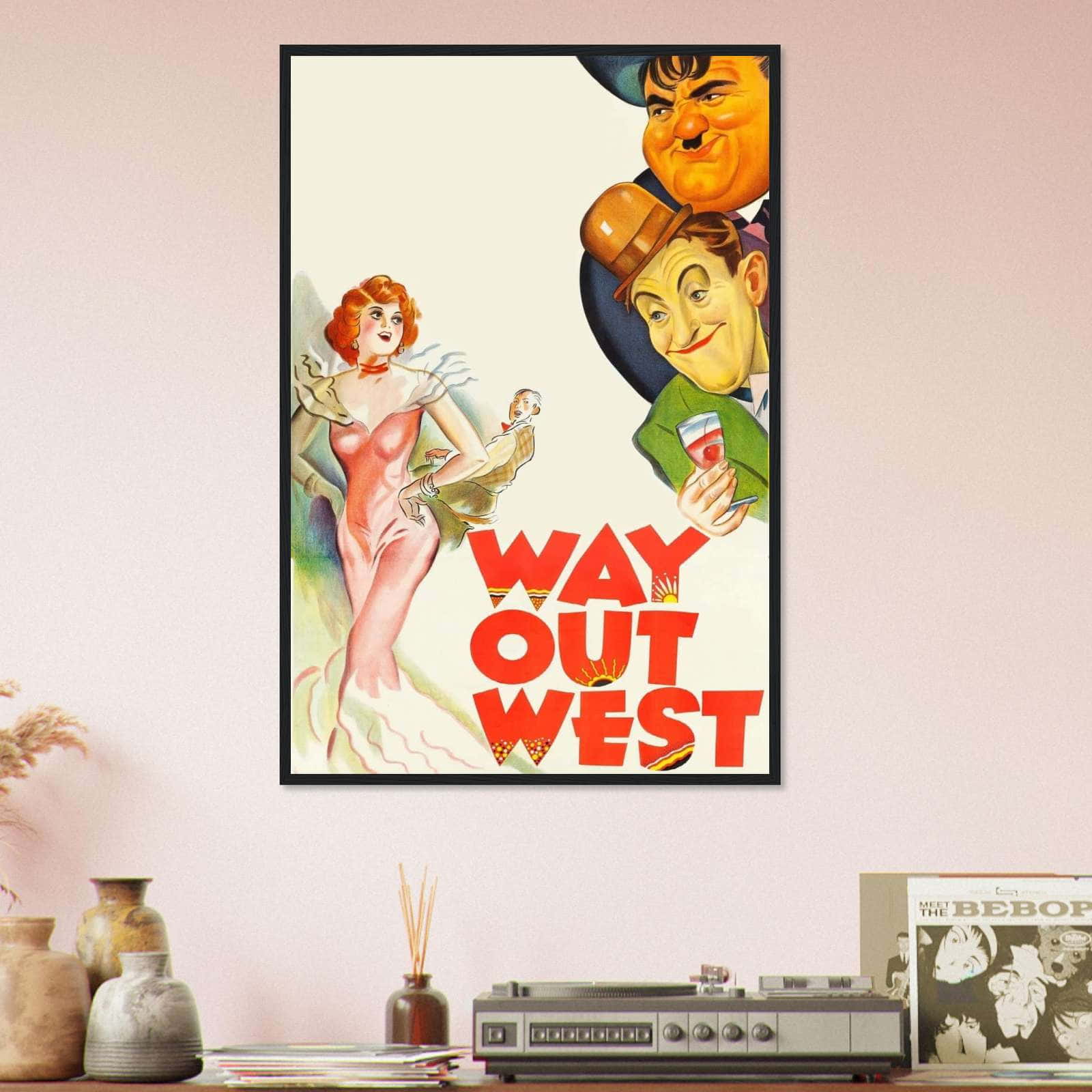 Way Out West (1937) Movie Poster Print - Citiesbox