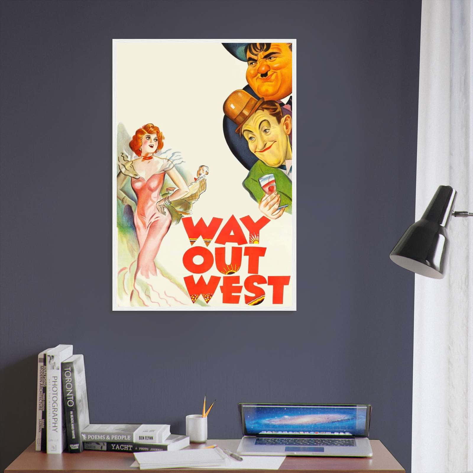 Way Out West (1937) Movie Poster Print - Citiesbox