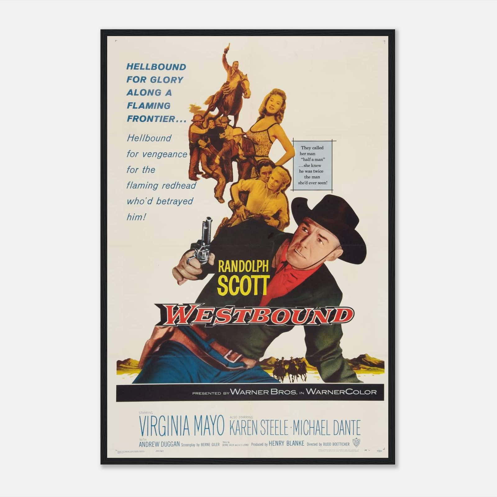 Westbound (1959) Movie Poster Print - Citiesbox