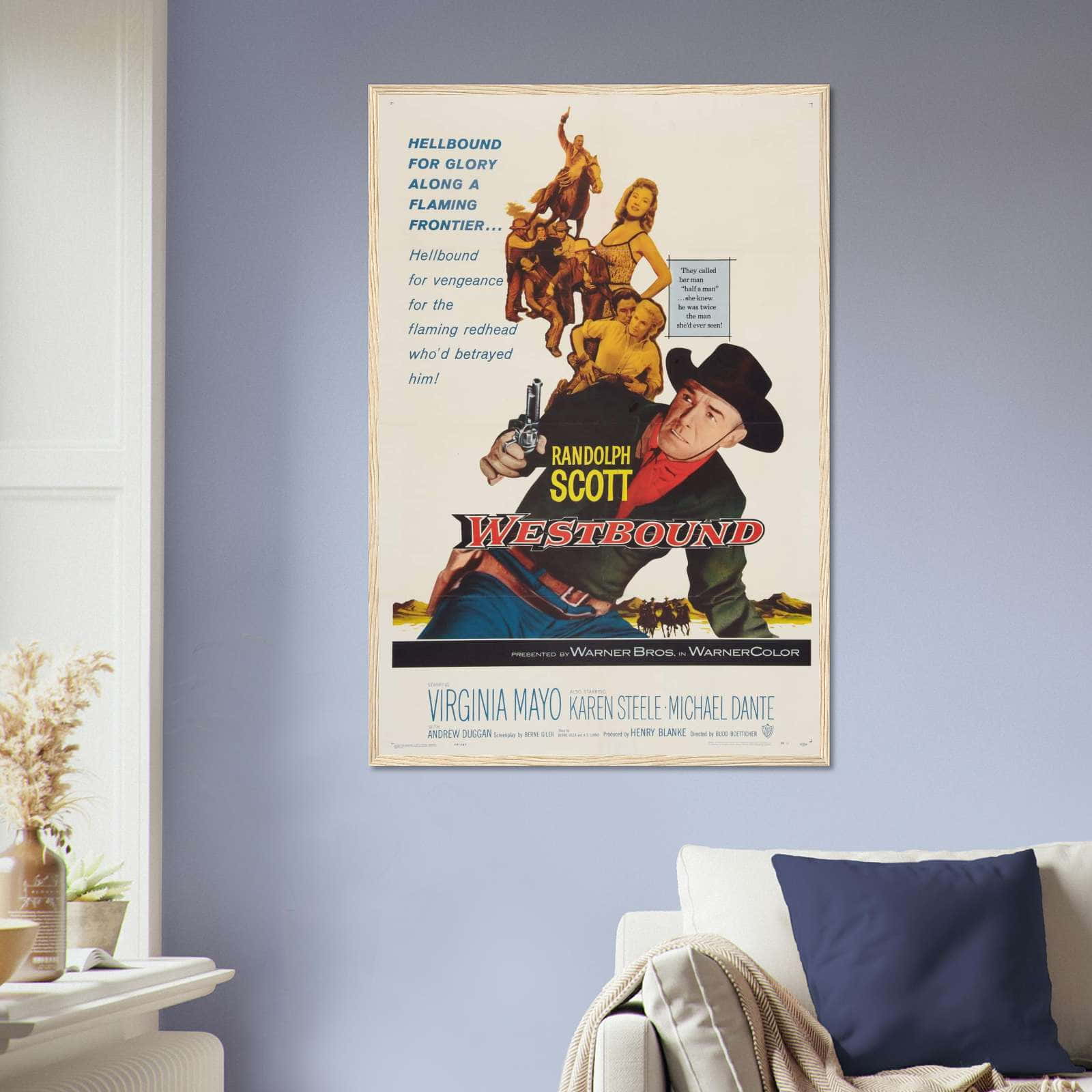 Westbound (1959) Movie Poster Print - Citiesbox