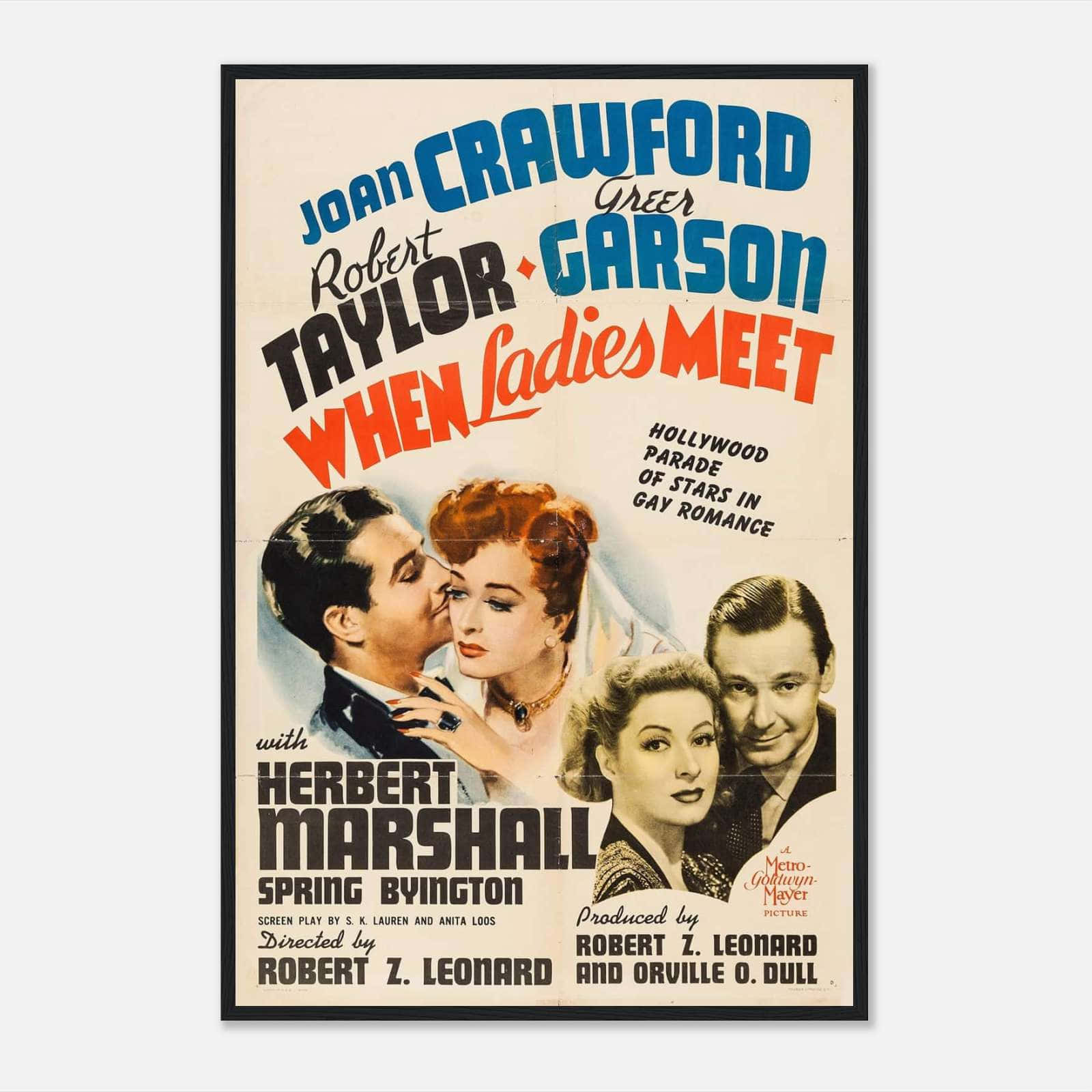 When Ladies Meet (1941) Movie Poster Print - Citiesbox