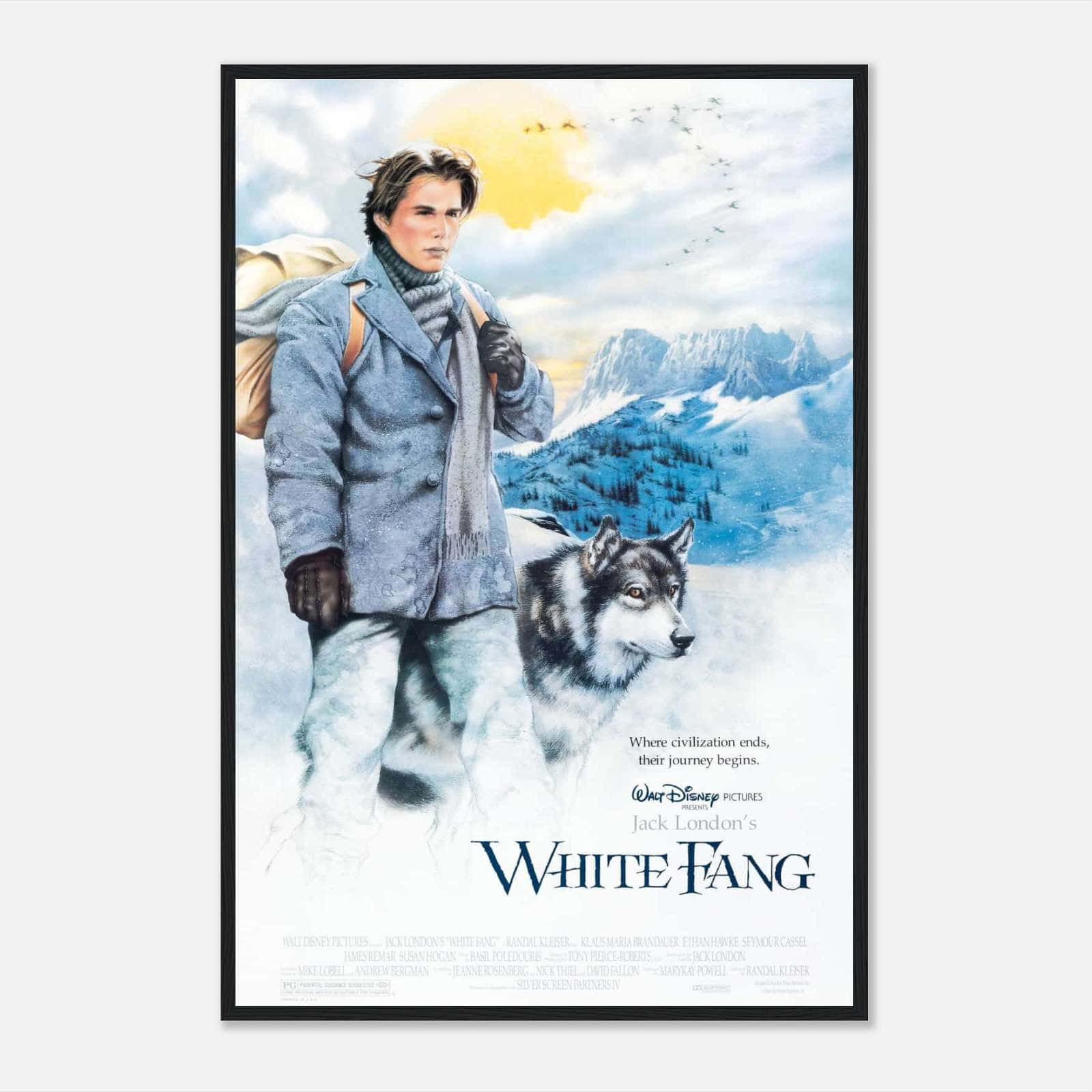 White Fang (1991) Movie Poster Print - Citiesbox