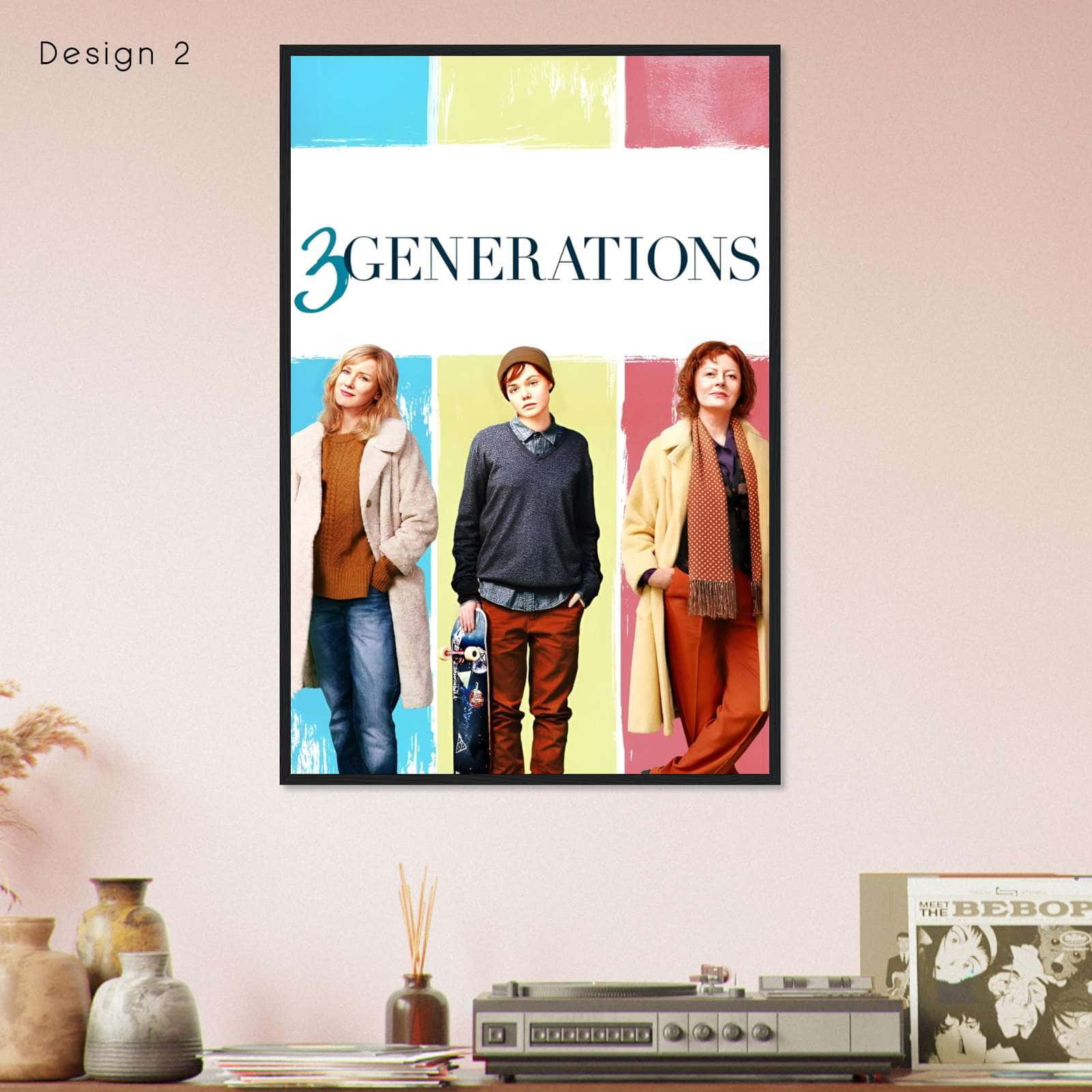 3 Generations (2016) Movie Poster Print - Citiesbox