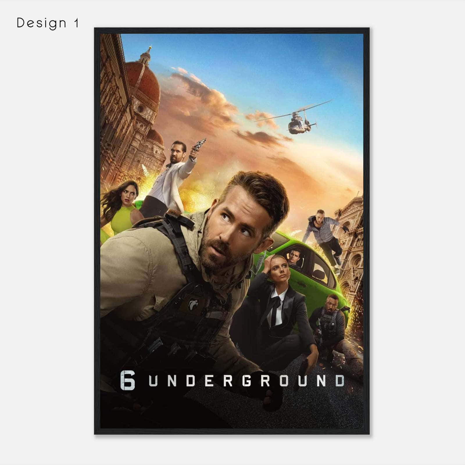 6 Underground (2019) Movie Poster Print - Citiesbox