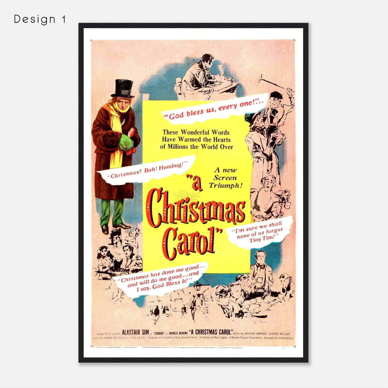 A Christmas Carol (1938) Movie Poster Print - Citiesbox