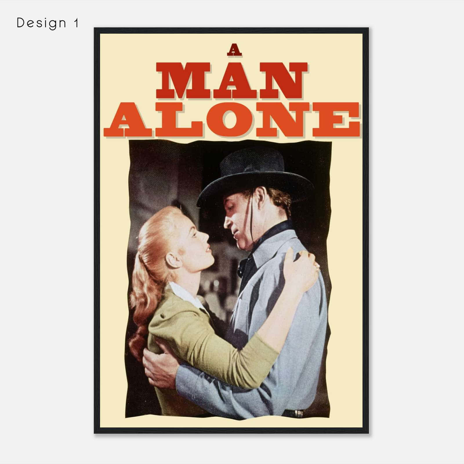 A Man Alone (1955) Movie Poster Print - Citiesbox