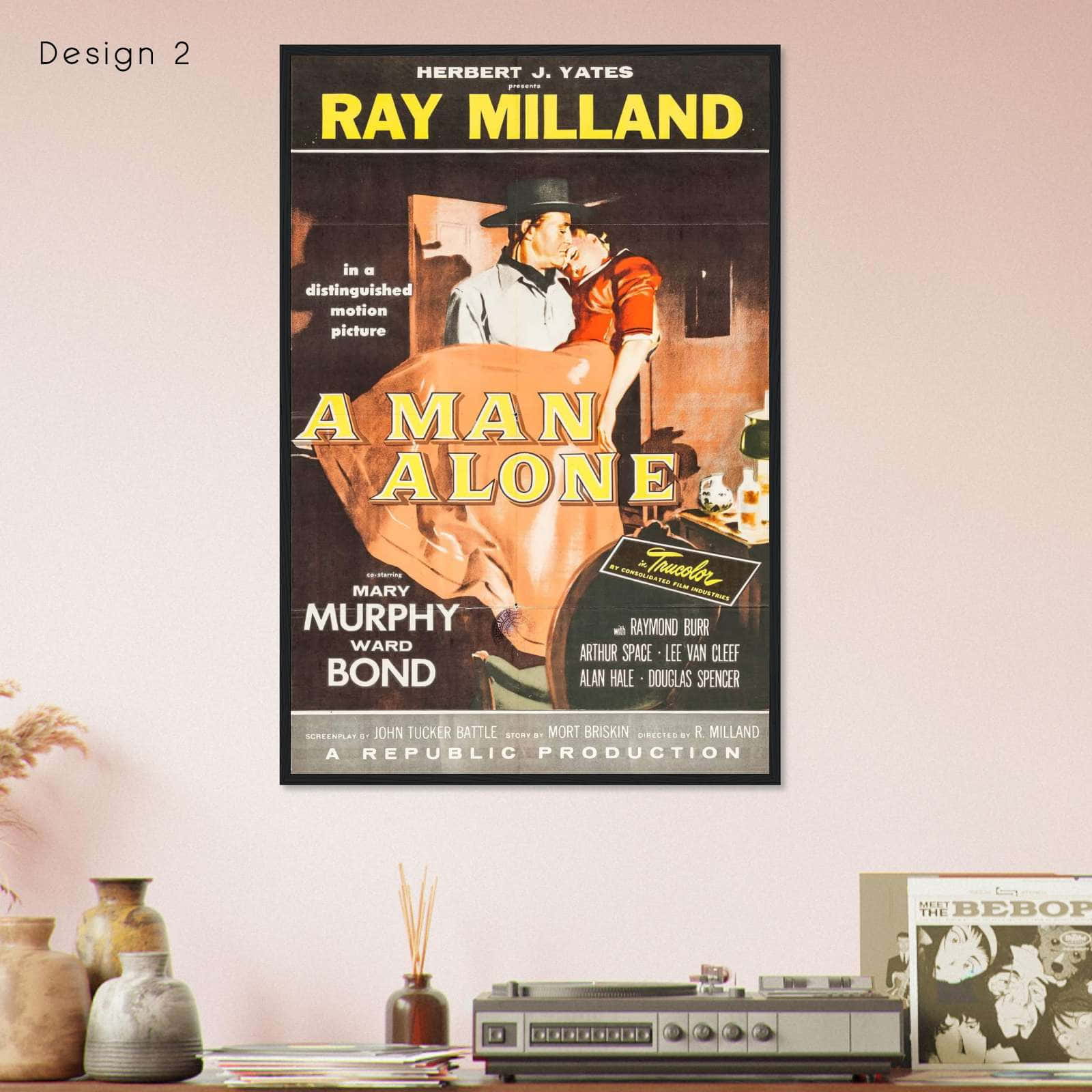 A Man Alone (1955) Movie Poster Print - Citiesbox