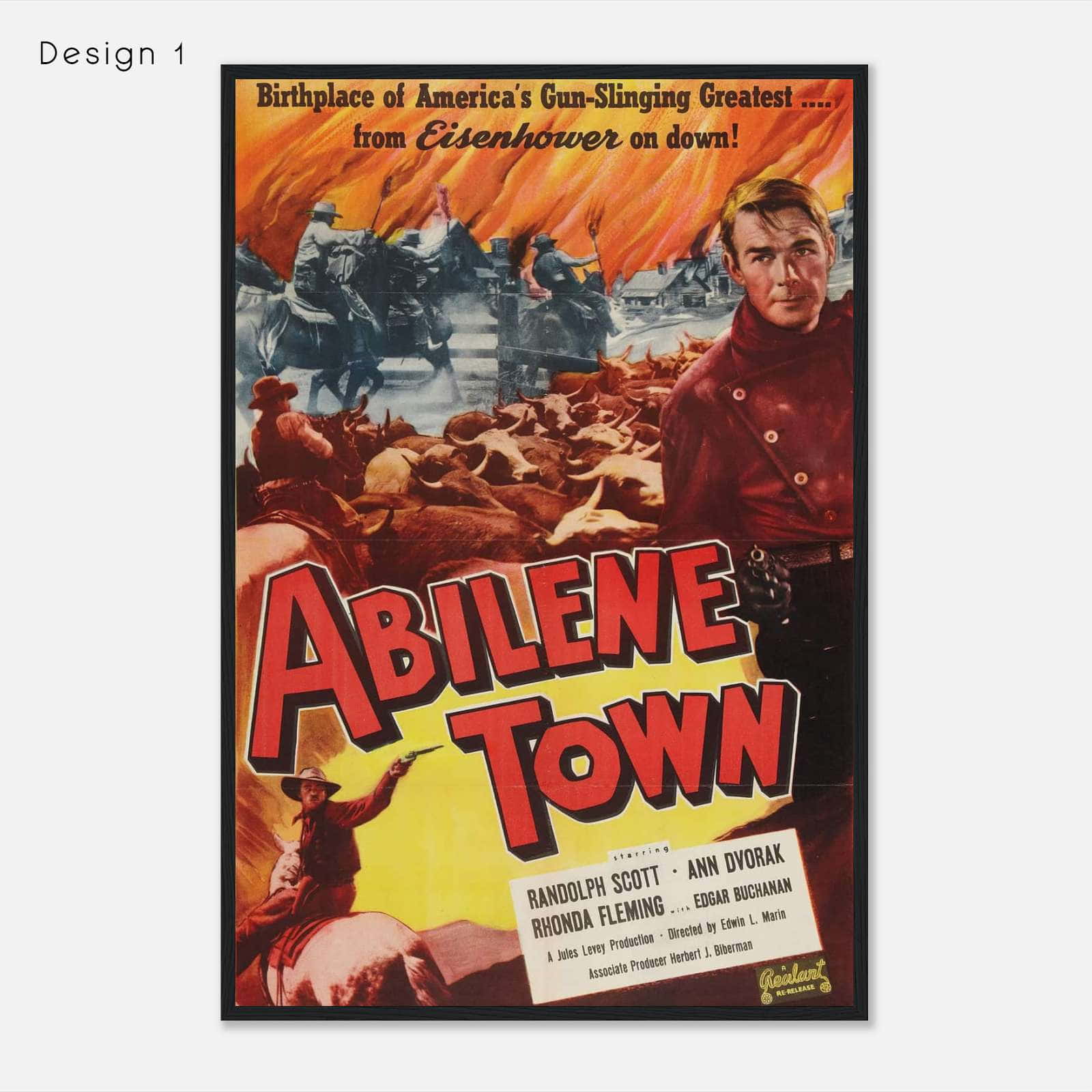 Abilene Town (1946) Movie Poster Print - Citiesbox