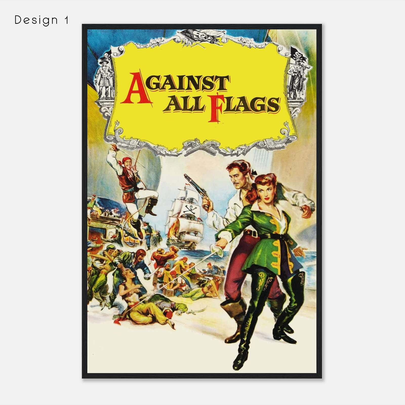 Against All Flags (1952) Movie Poster Print - Citiesbox
