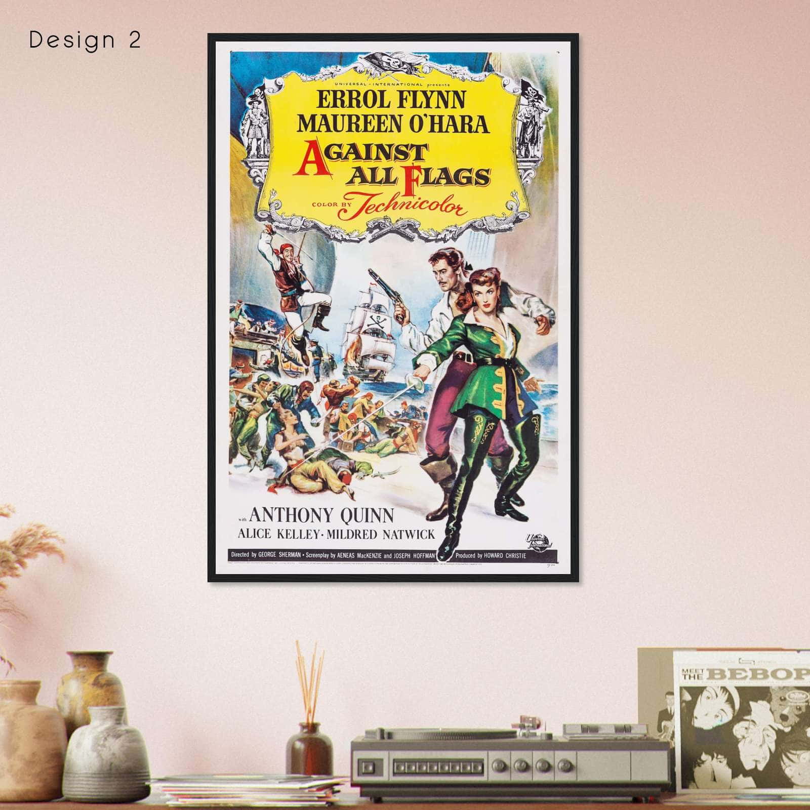 Against All Flags (1952) Movie Poster Print - Citiesbox