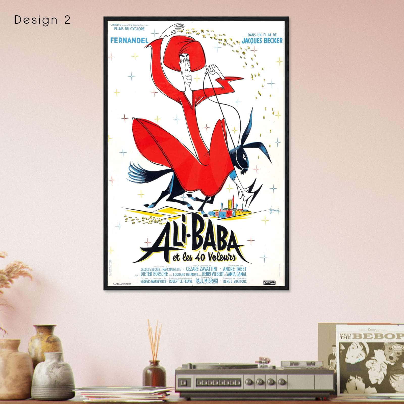 Ali Baba and the Forty Thieves (1954) Movie Poster Print - Citiesbox