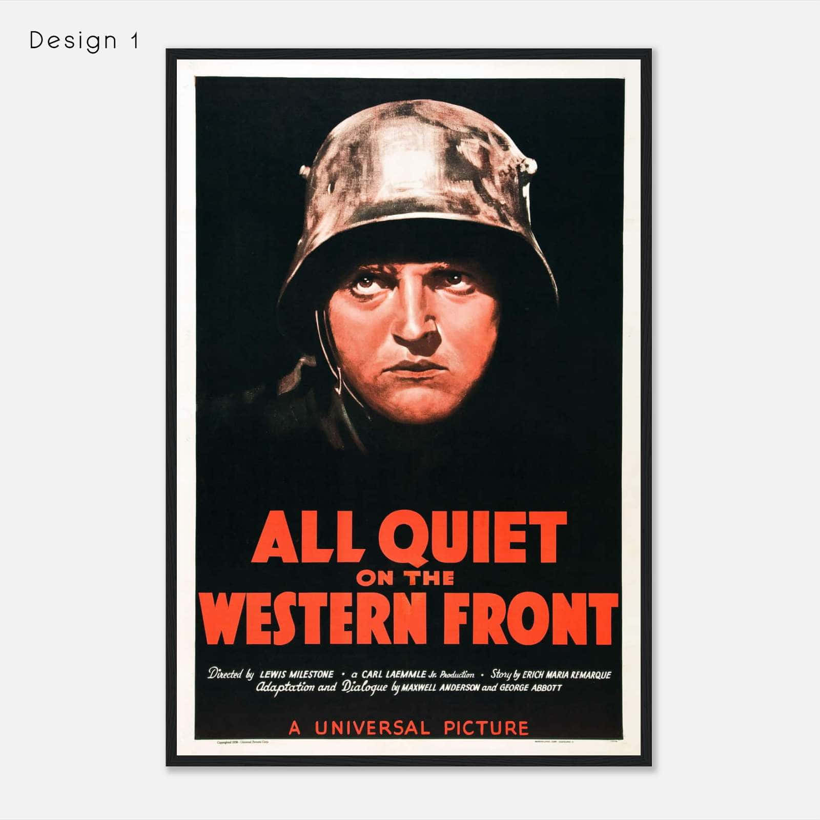 All Quiet on the Western Front (1930) Movie Poster Print - Citiesbox