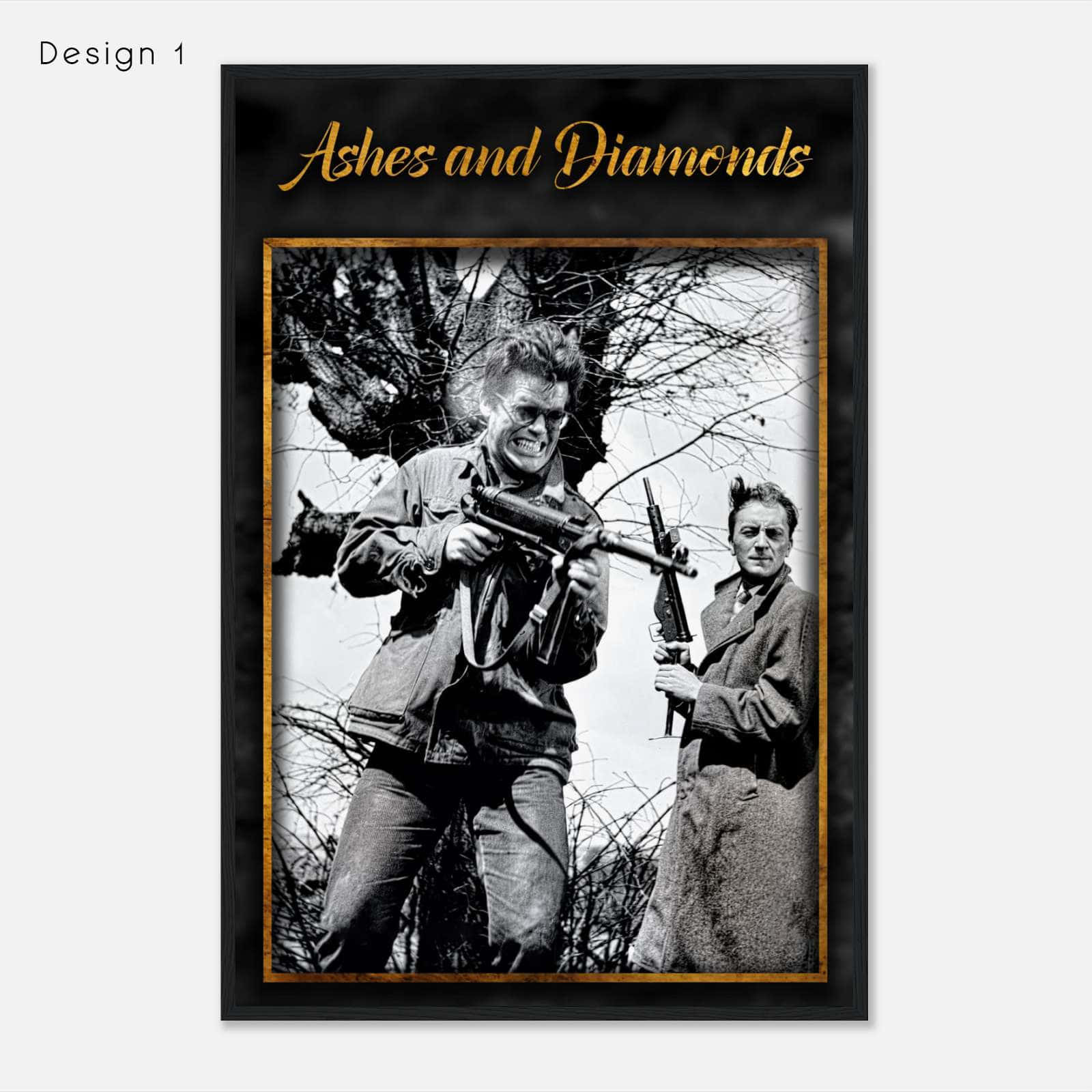 Ashes and Diamonds (1958) Movie Poster Print - Citiesbox