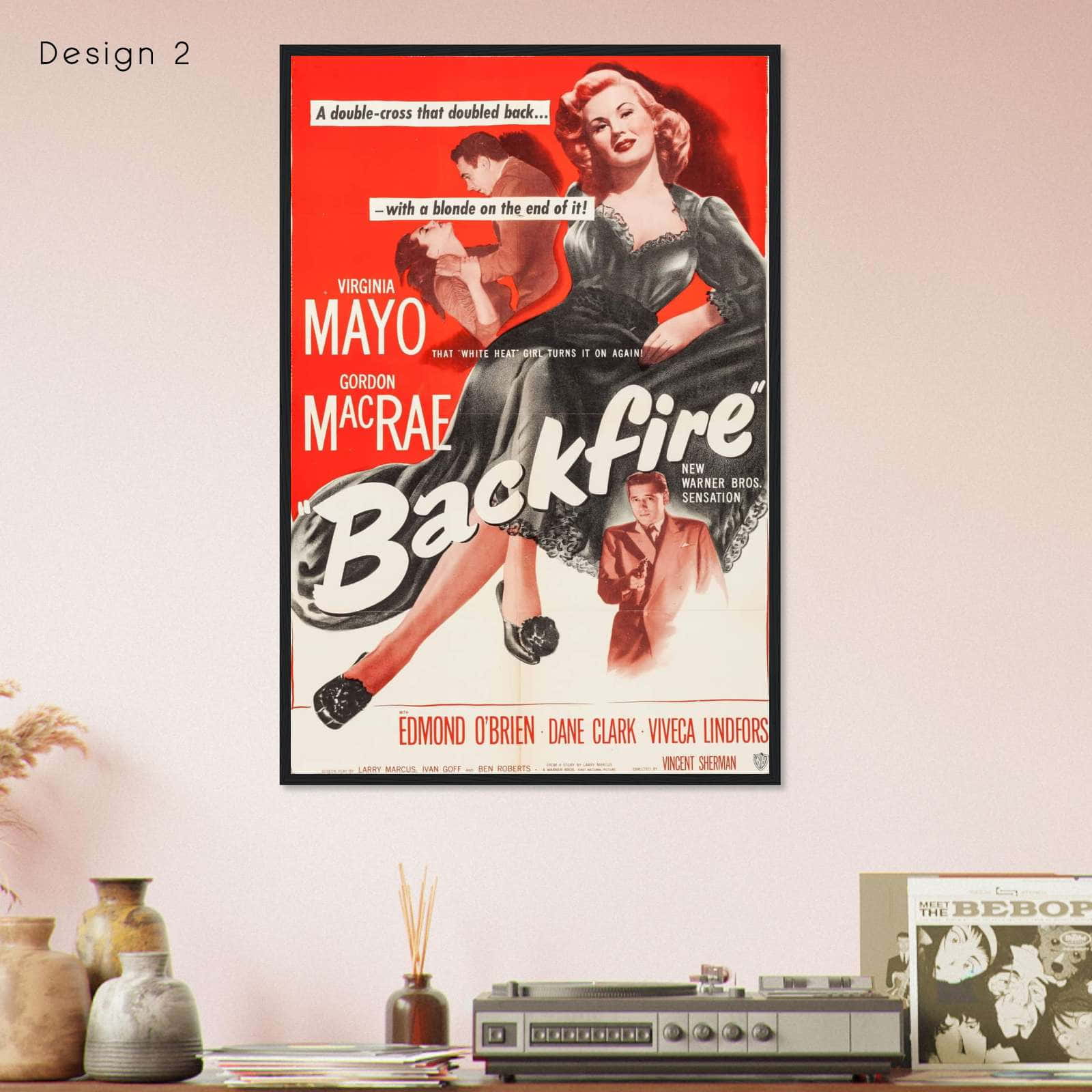 Backfire (1950) Movie Poster Print - Citiesbox