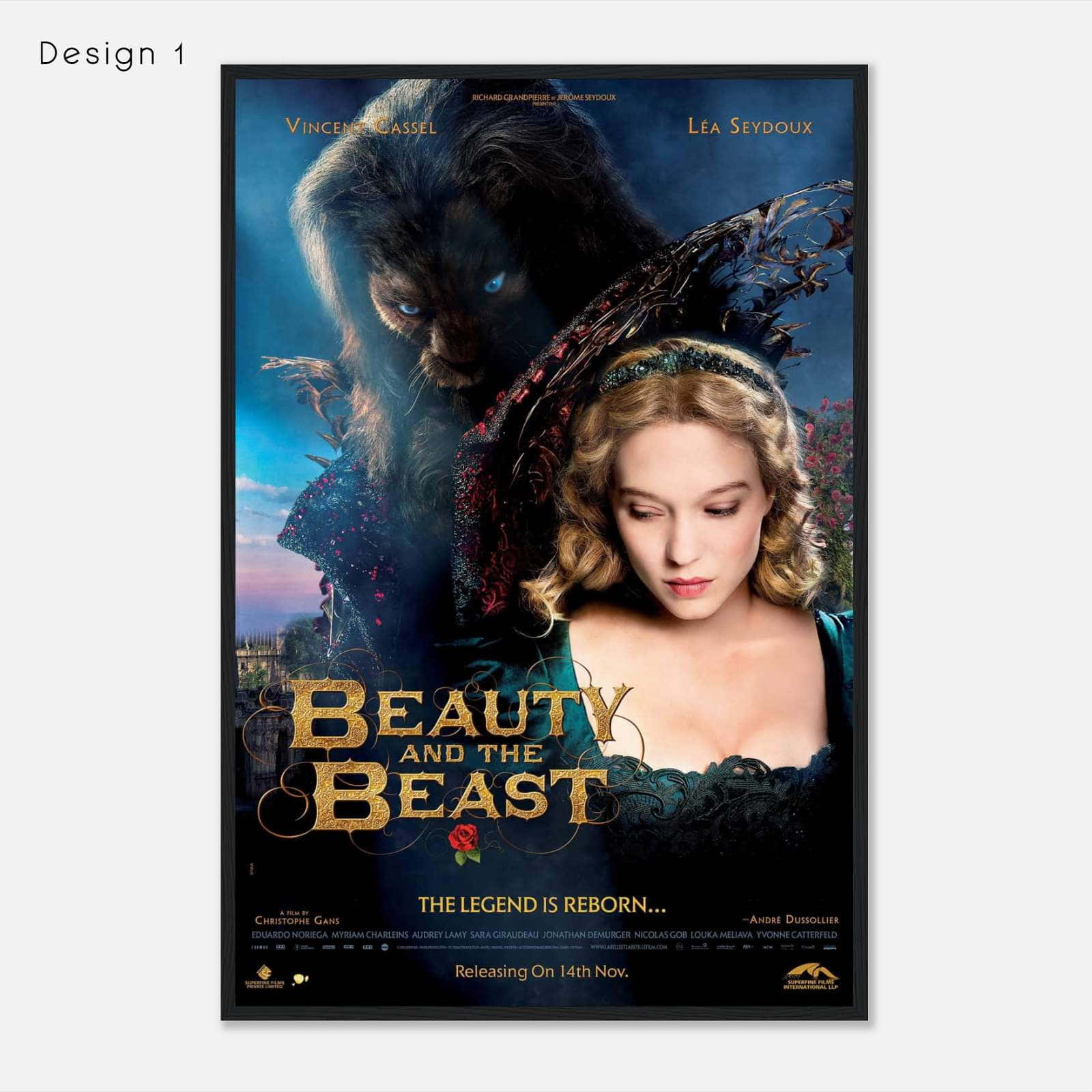 Beauty and the Beast (2014) Movie Poster Print - Citiesbox