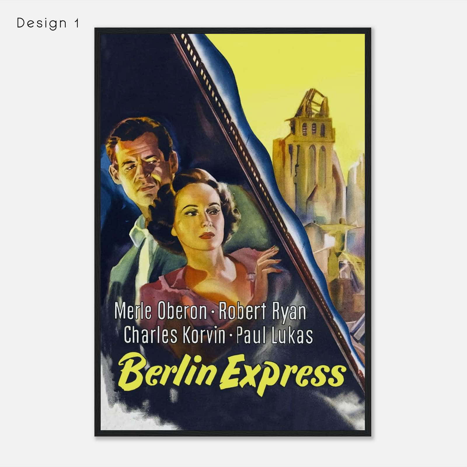Berlin Express (1948) Movie Poster Print - Citiesbox