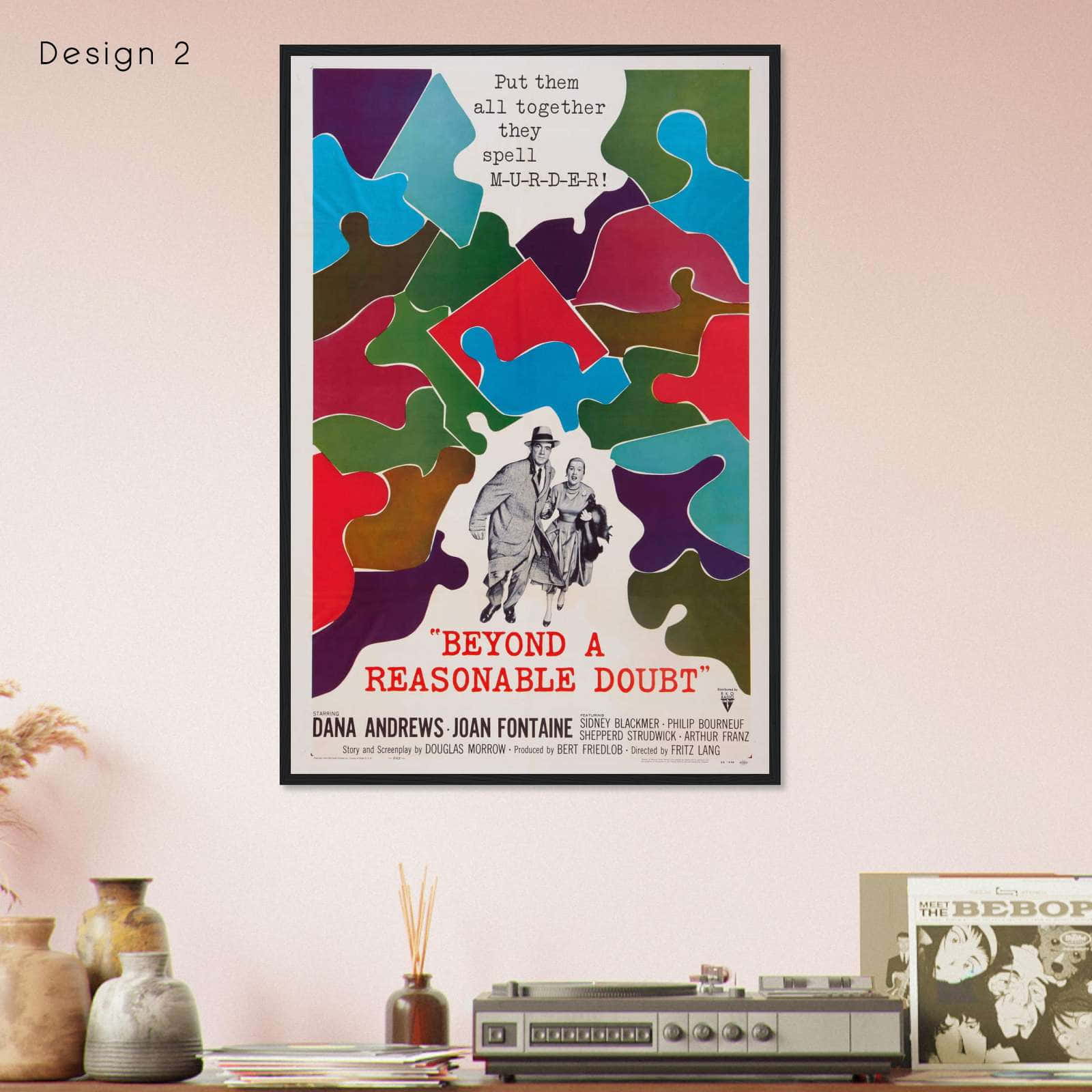 Beyond a Reasonable Doubt (1956) Movie Poster Print - Citiesbox