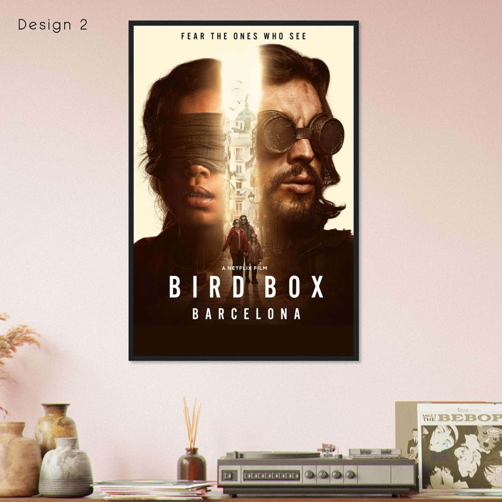 Bird Box Barcelona (2023) Movie Poster Print - Citiesbox