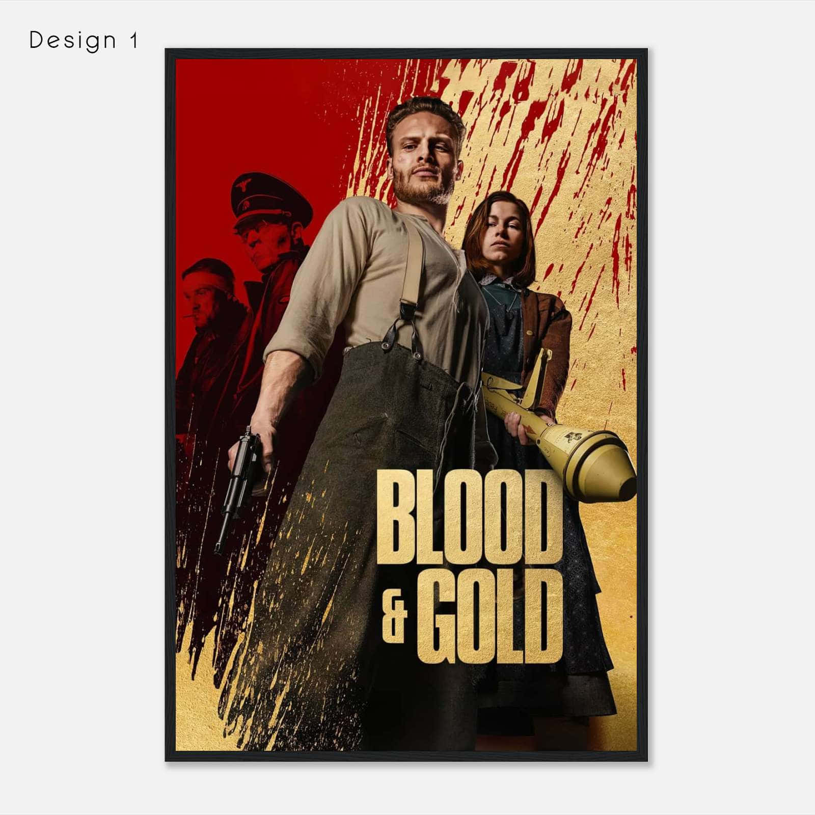 Blood & Gold (2023) Movie Poster Print - Citiesbox