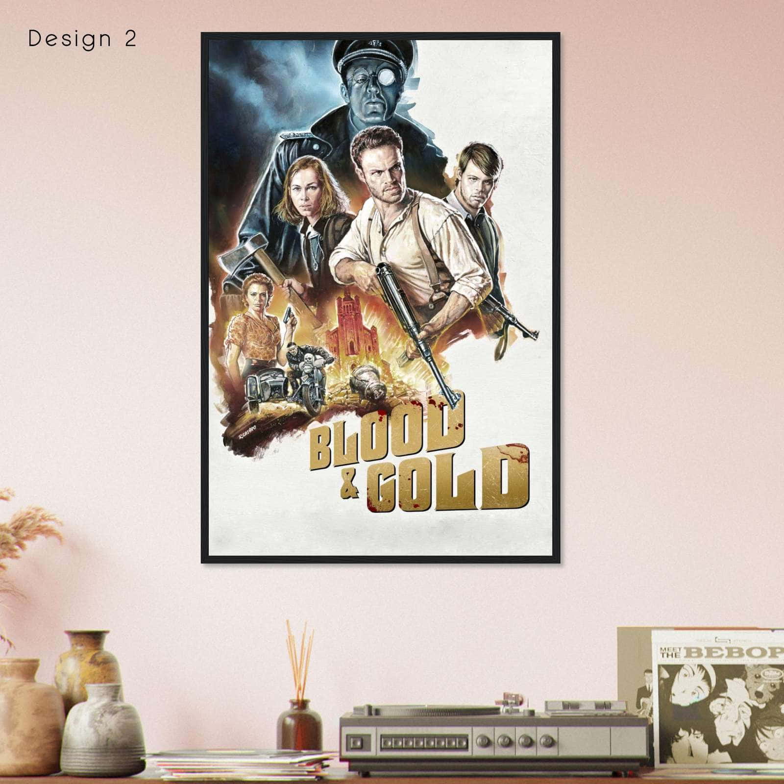 Blood & Gold (2023) Movie Poster Print - Citiesbox