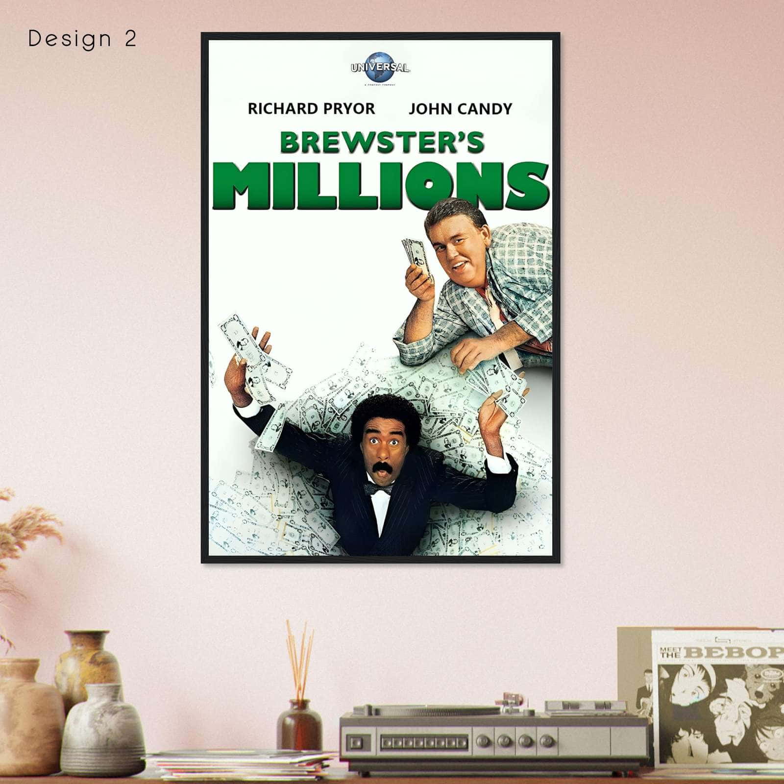 Brewster's Millions (1985) Movie Poster Print - Citiesbox