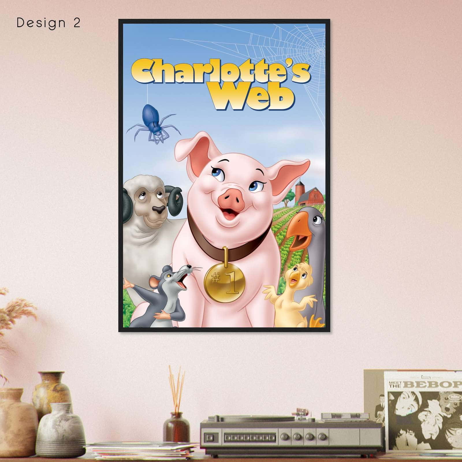 Charlotte's Web (1973) Movie Poster Print - Citiesbox