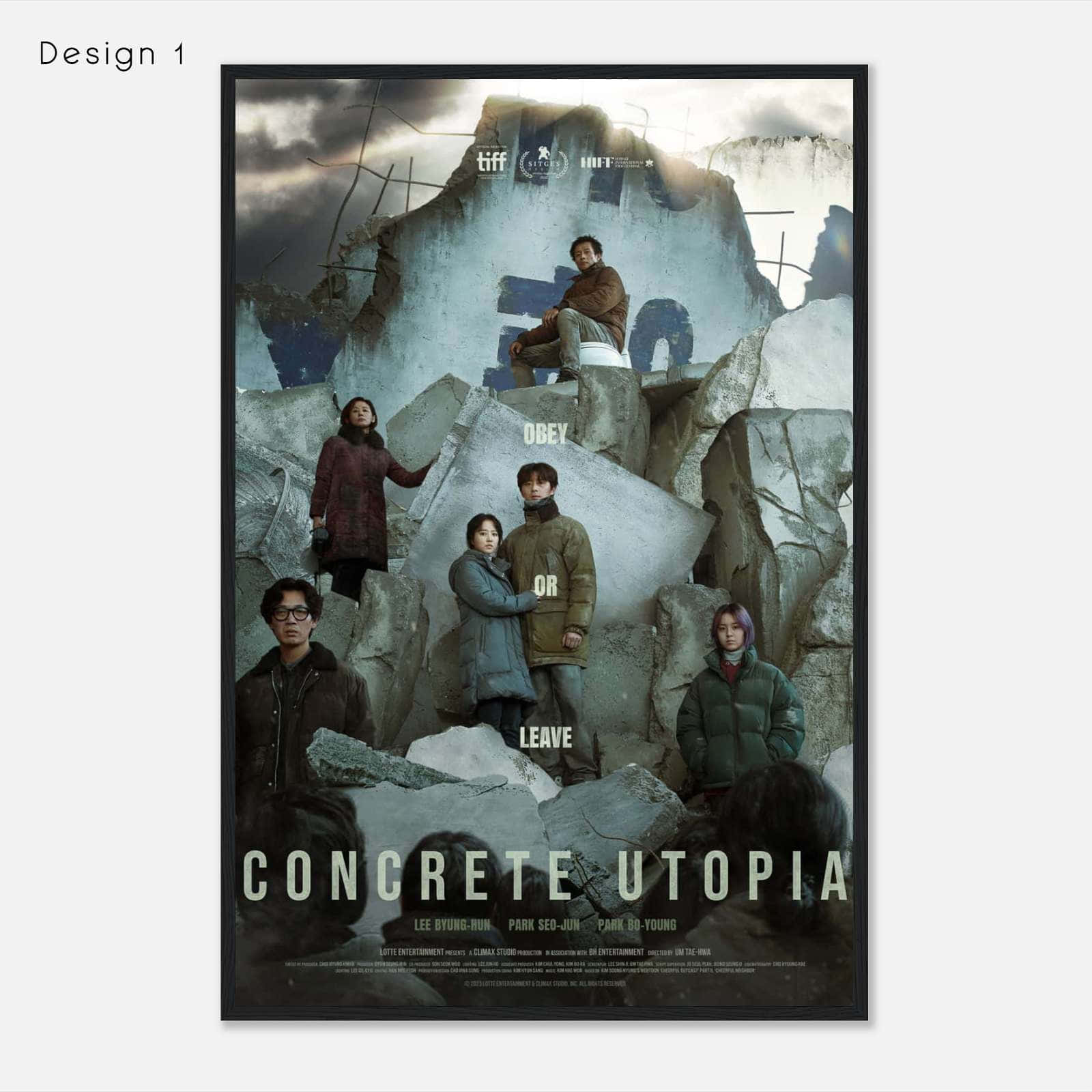 Concrete Utopia (2023) Movie Poster Print - Citiesbox