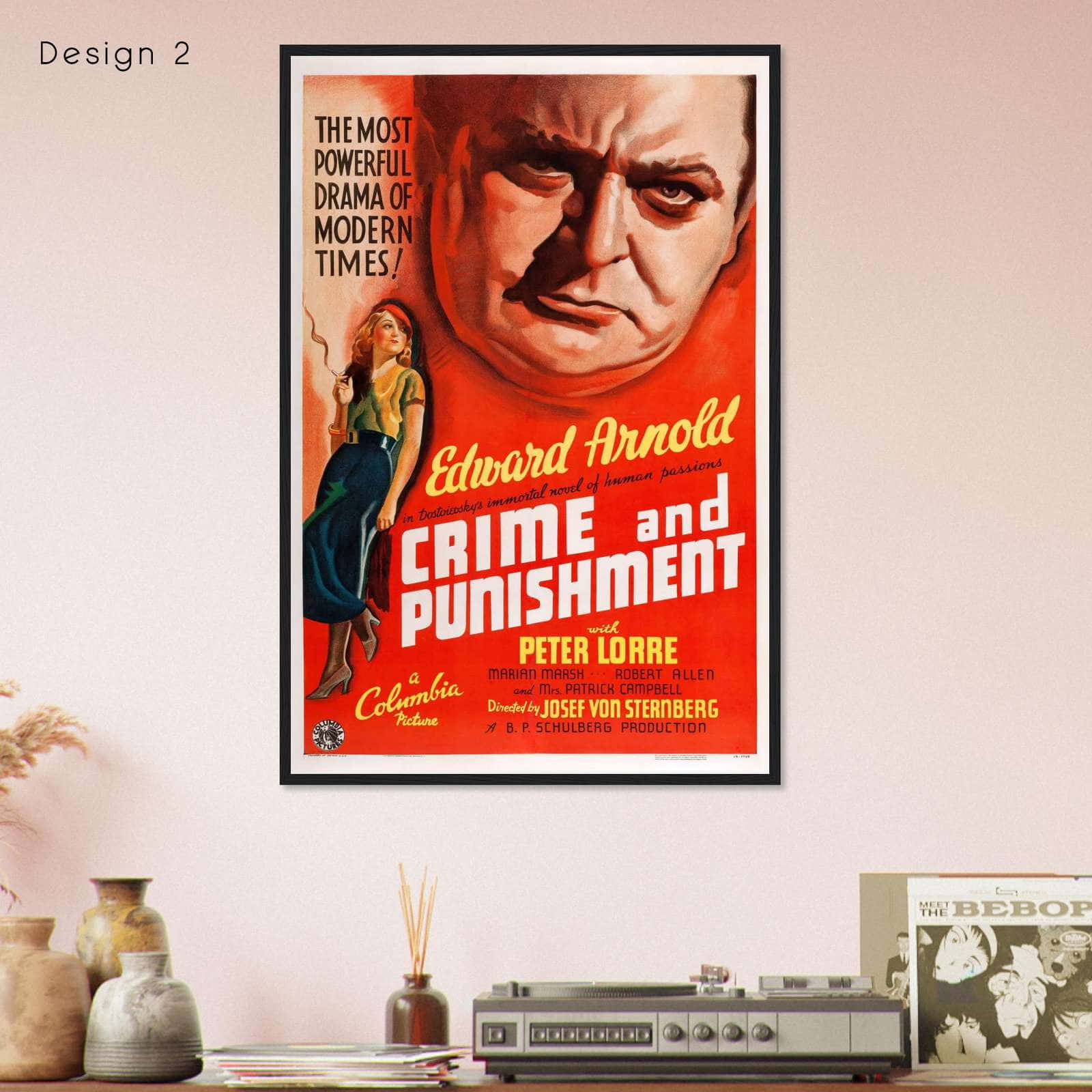 Crime and Punishment (1935) Movie Poster Print - Citiesbox