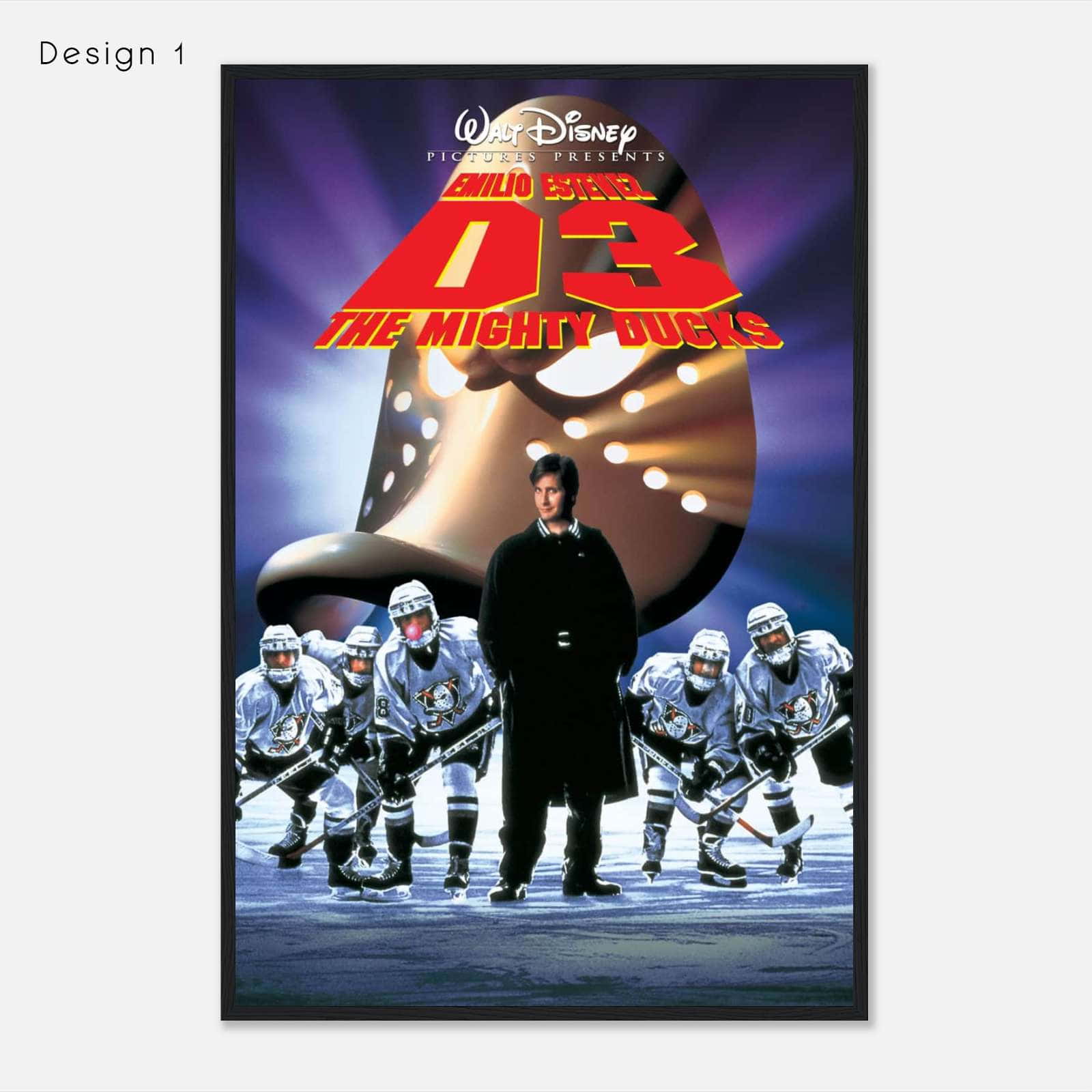D3: The Mighty Ducks (1996) Movie Poster Print - Citiesbox