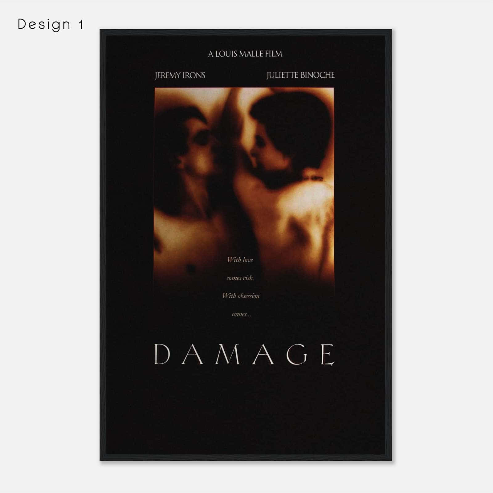 Damage (1992) Movie Poster Print - Citiesbox