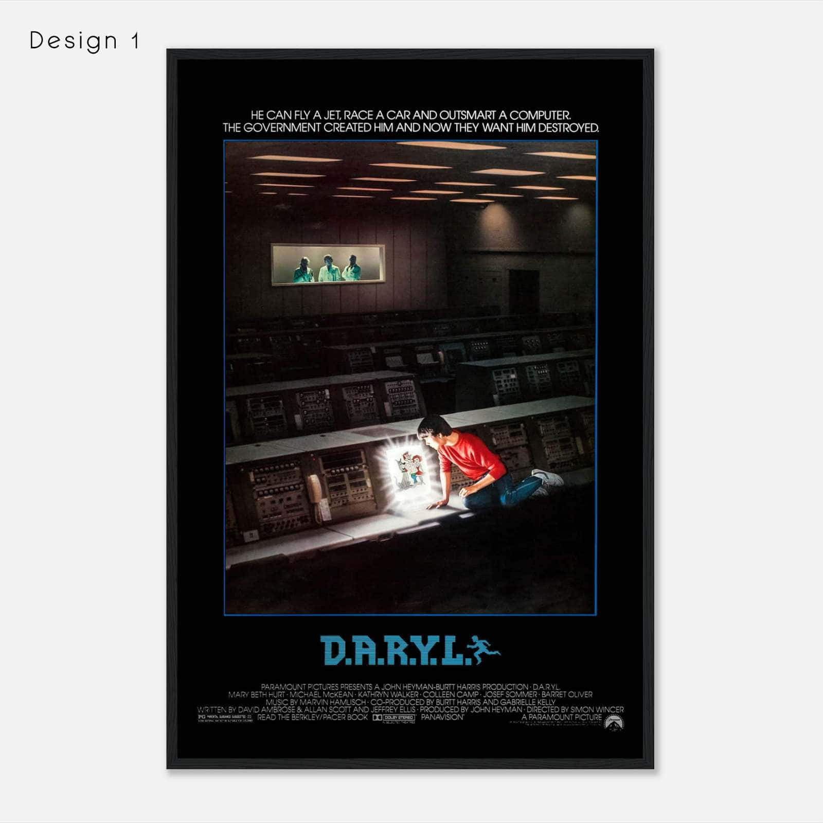 D.A.R.Y.L. (1985) Movie Poster Print - Citiesbox