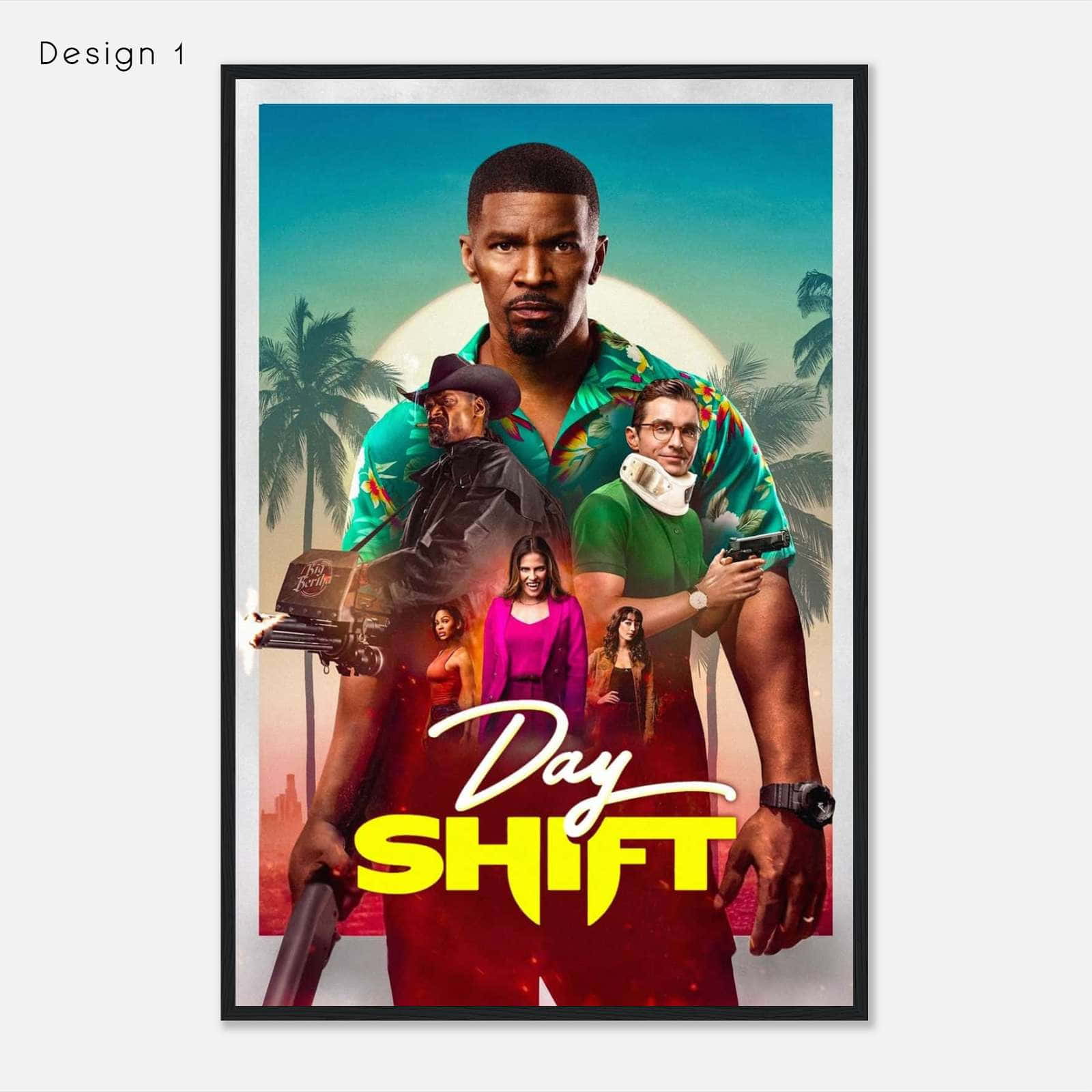 Day Shift (2022) Movie Poster Print - Citiesbox