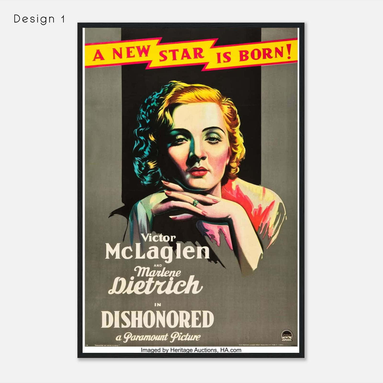 Dishonored (1931) Movie Poster Print - Citiesbox
