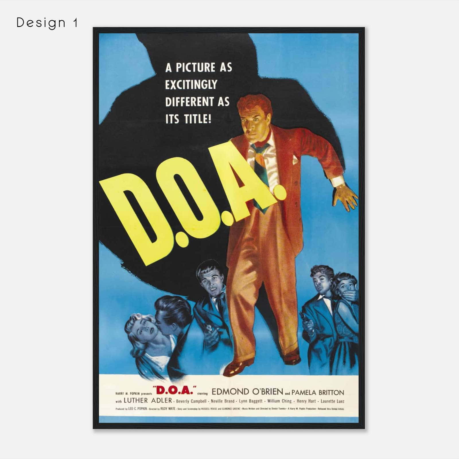 D.O.A. (1949) Movie Poster Print - Citiesbox
