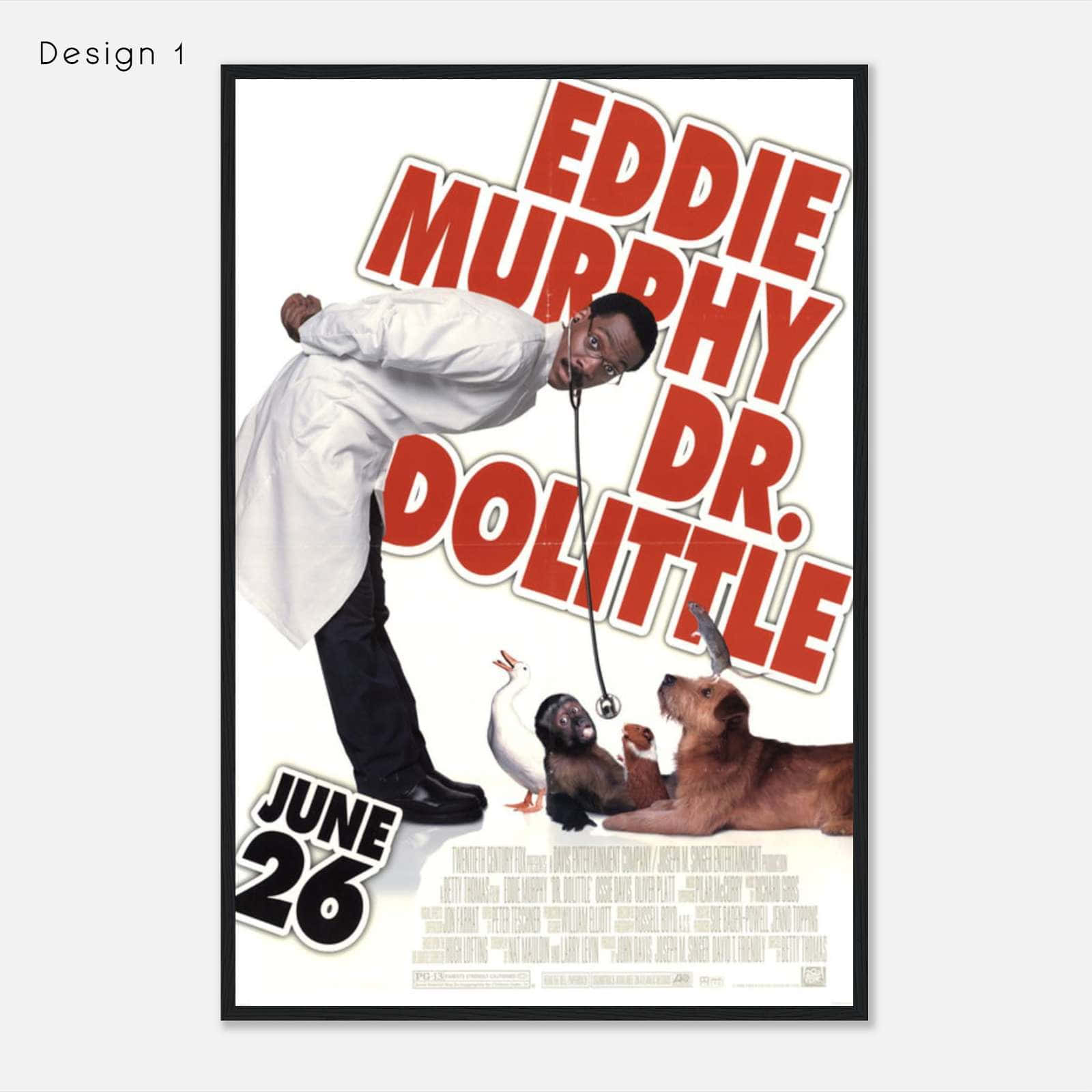 Doctor Dolittle (1998) Movie Poster Print - Citiesbox