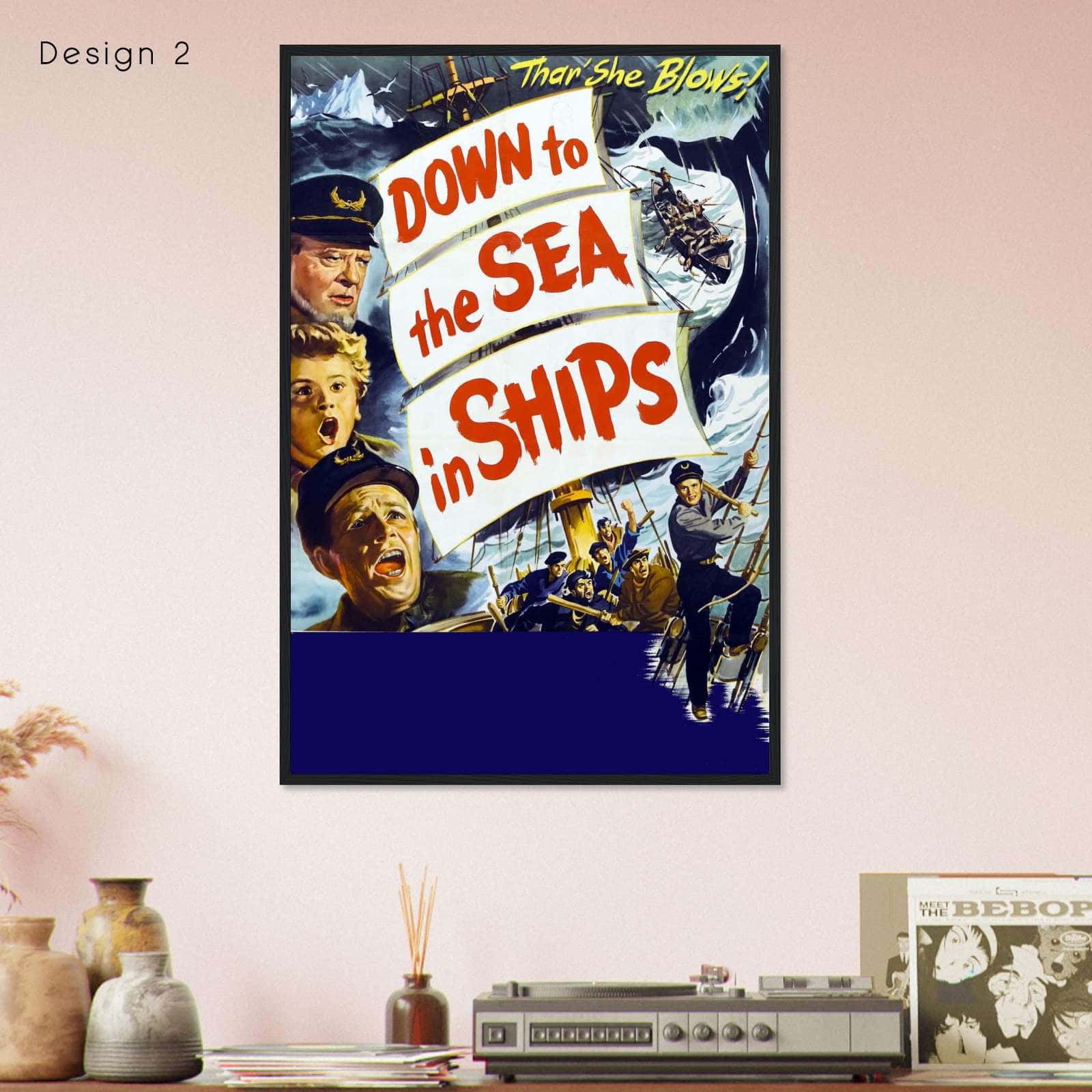 Down to the Sea in Ships (1949) Movie Poster Print - Citiesbox