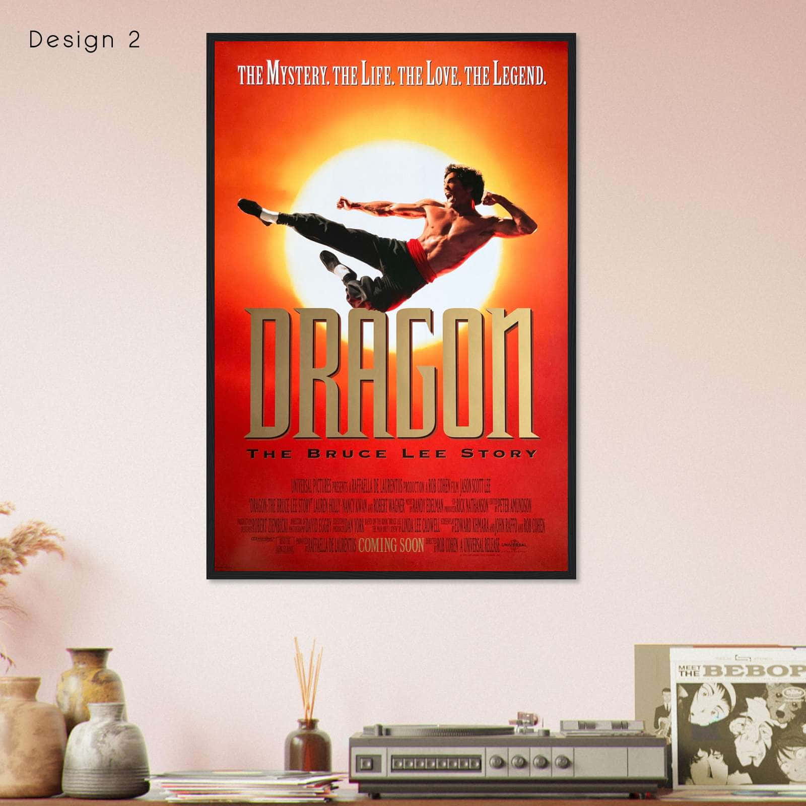Dragon: The Bruce Lee Story (1993) Movie Poster Print - Citiesbox