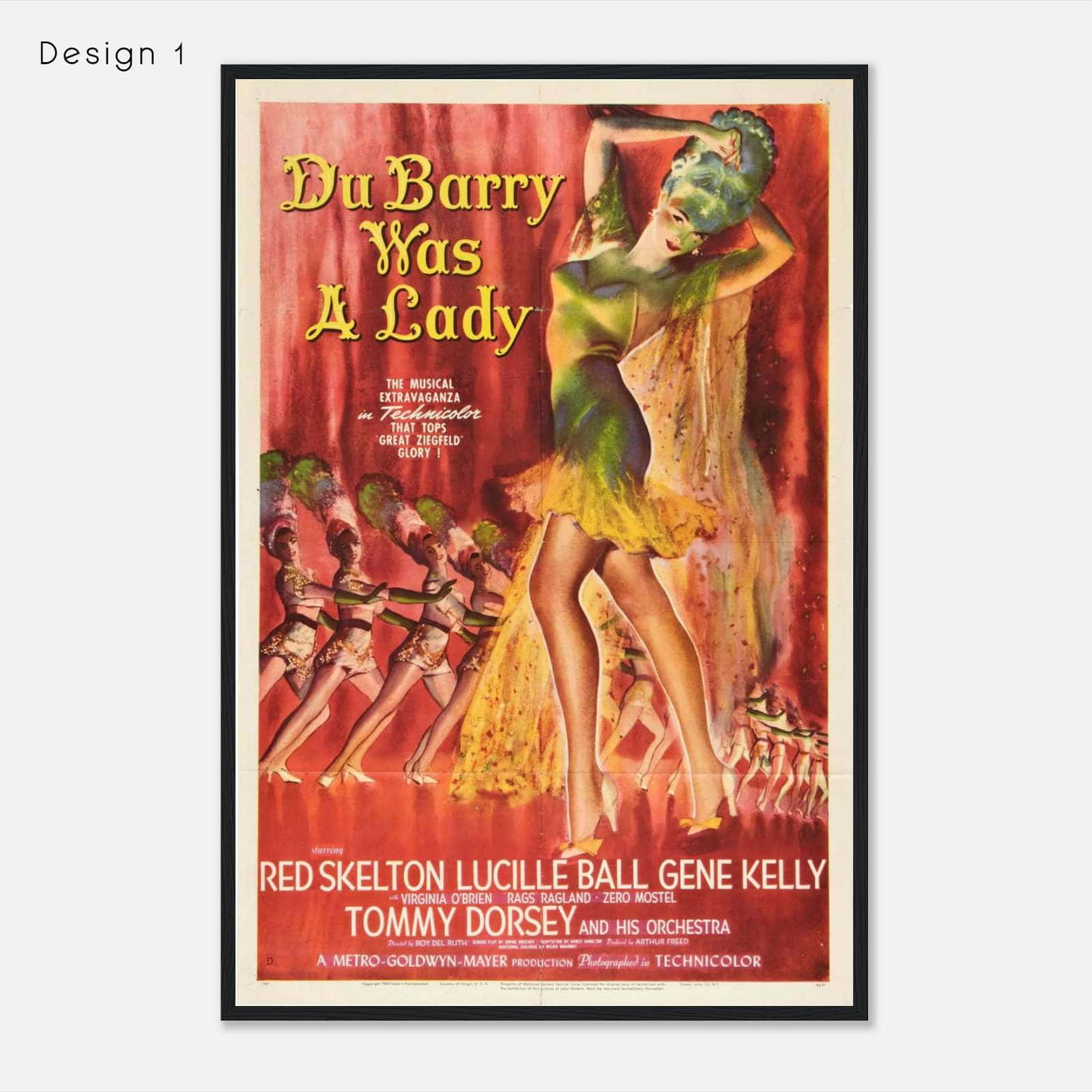 Du Barry was a Lady (1943) Movie Poster Print - Citiesbox