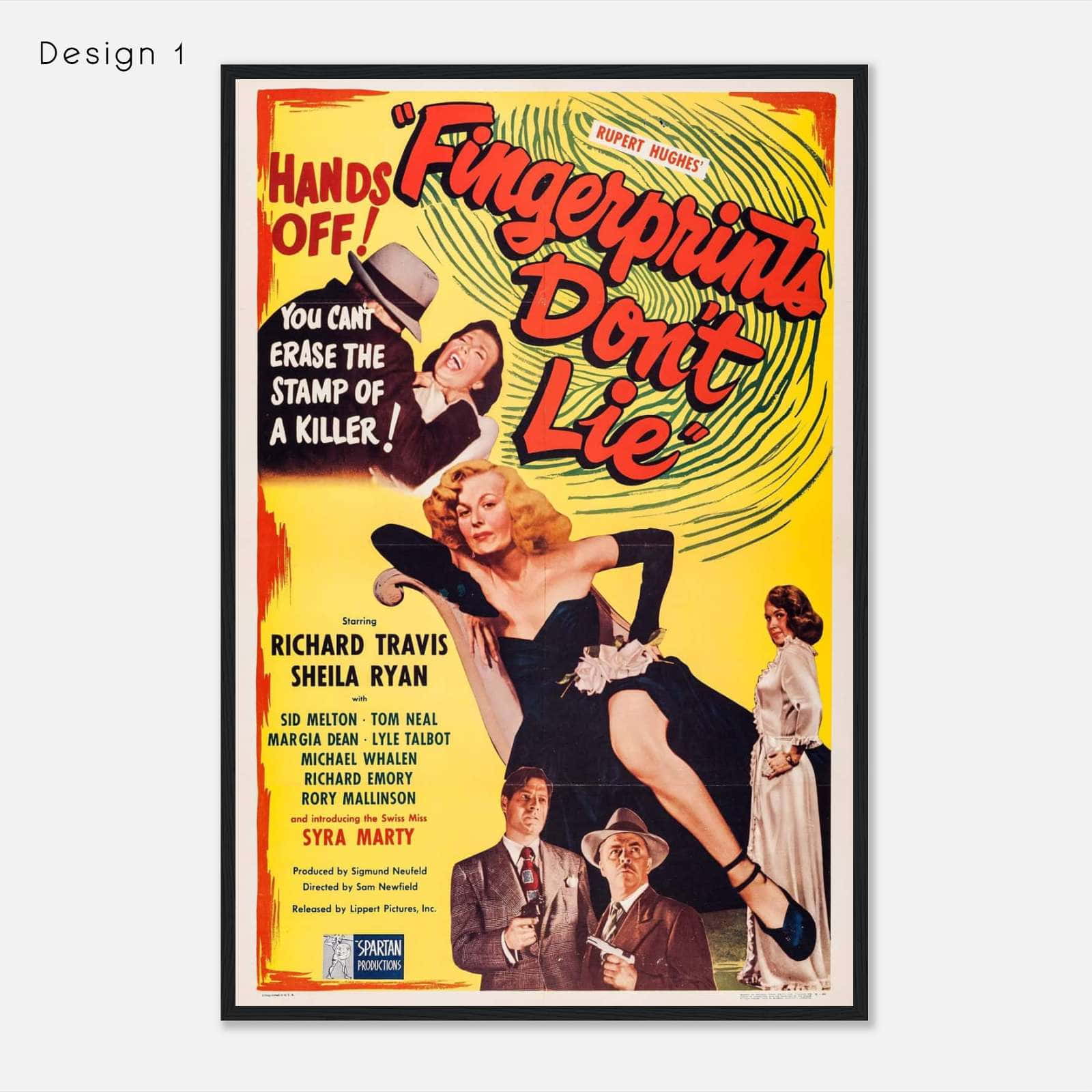 Fingerprints Don't Lie (1951) Movie Poster Print - Citiesbox