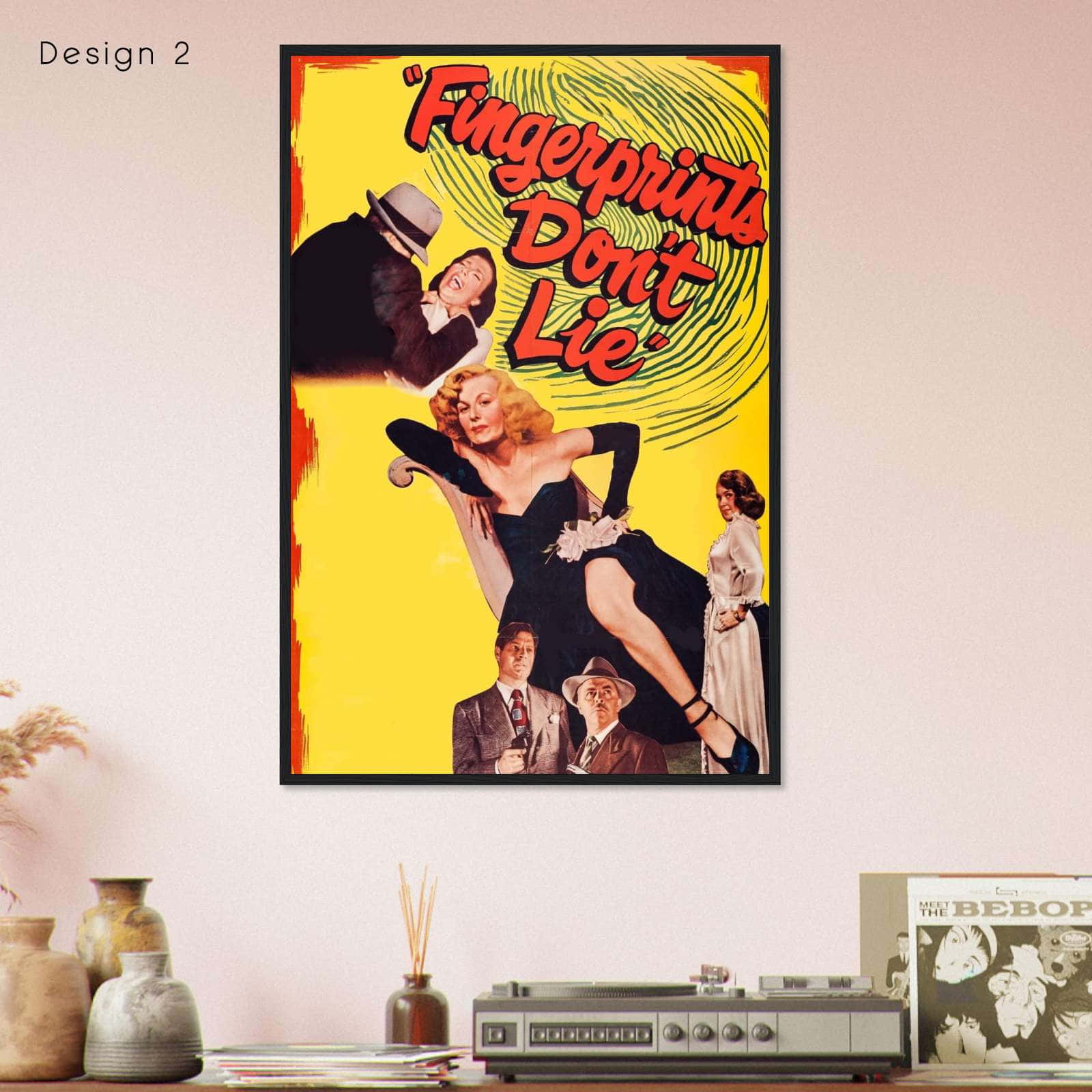 Fingerprints Don't Lie (1951) Movie Poster Print - Citiesbox