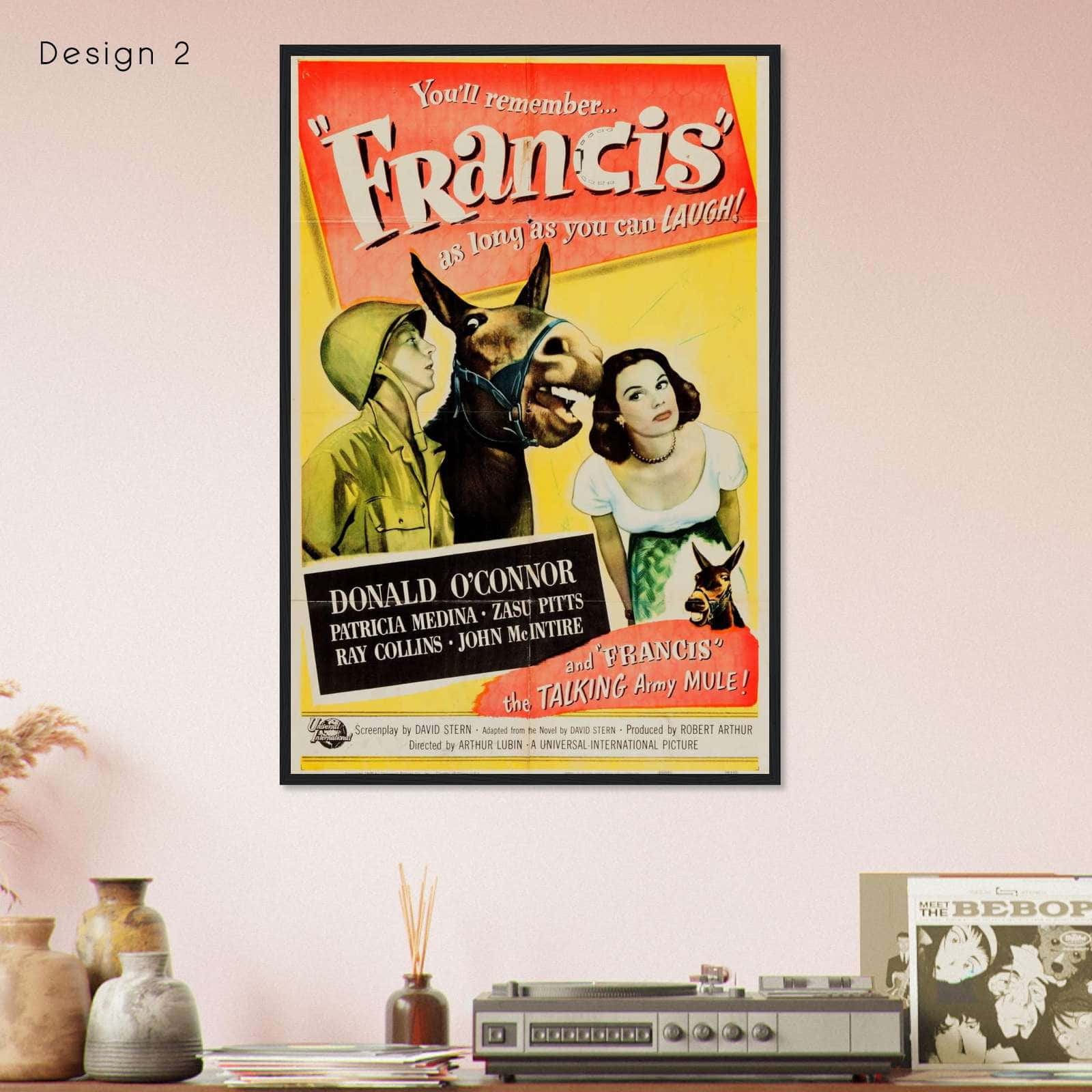Francis (1950) Movie Poster Print - Citiesbox