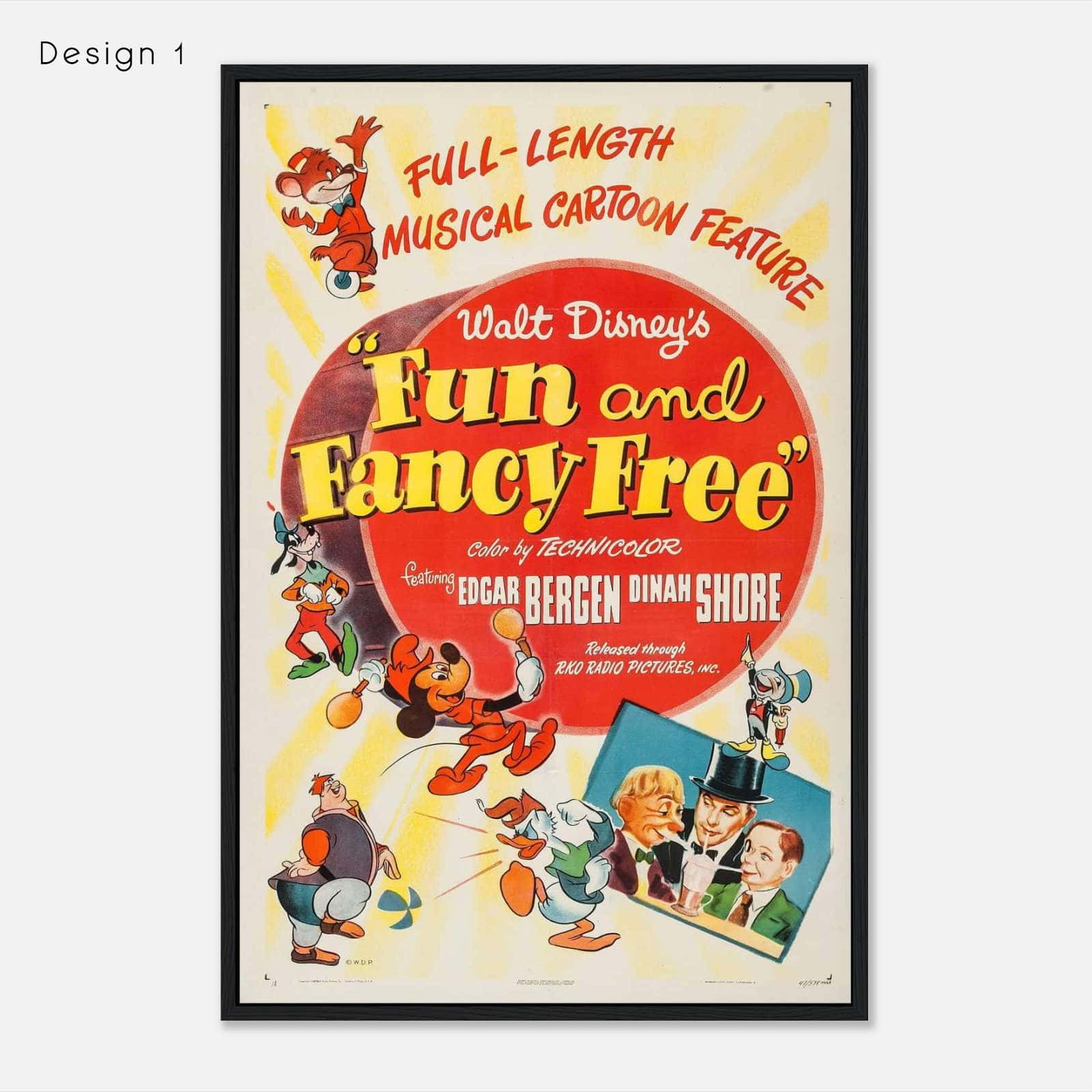 Fun and Fancy Free (1947) Movie Poster Print - Citiesbox