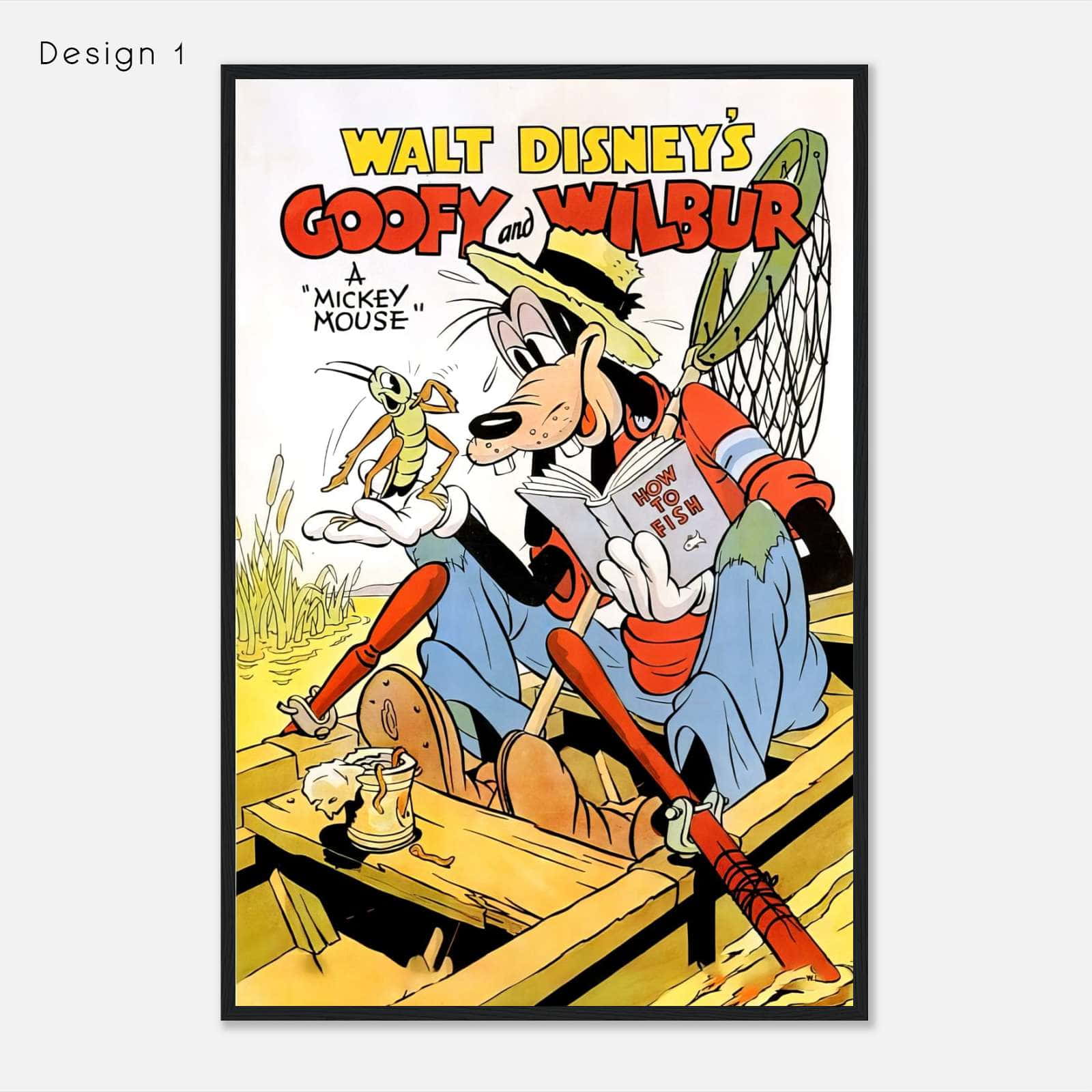 Goofy and Wilbur (1939) Movie Poster Print - Citiesbox
