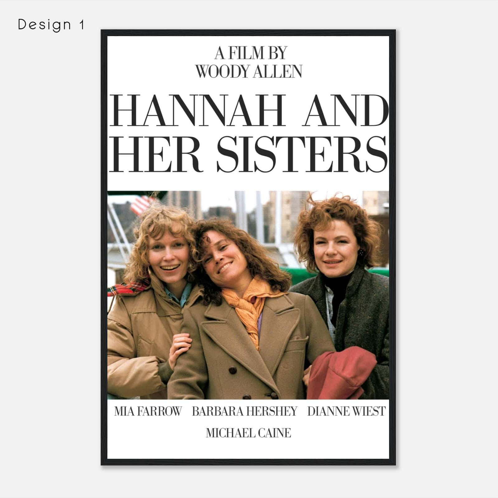 Hannah and Her Sisters (1986) Movie Poster Print - Citiesbox