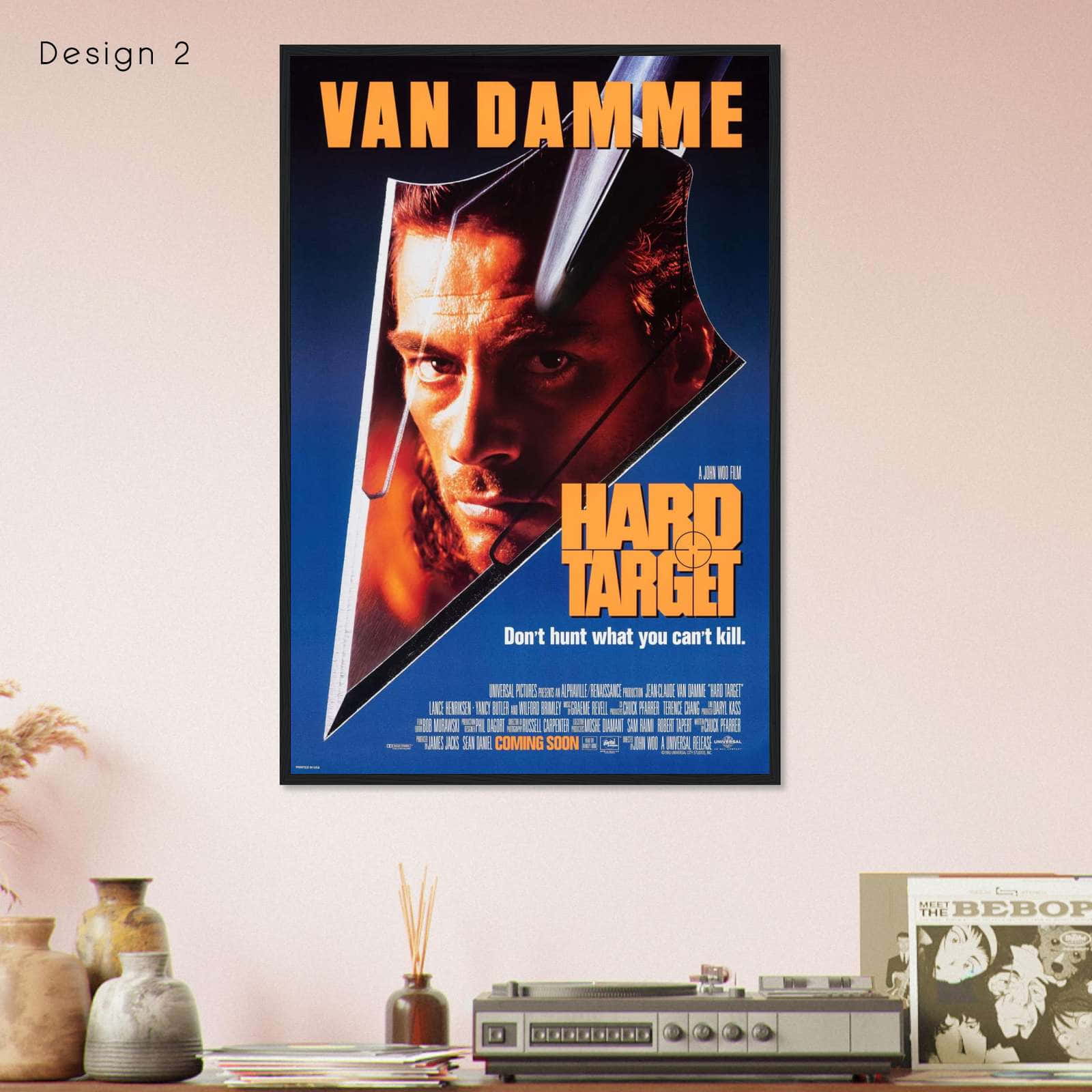Hard Target (1993) Movie Poster Print - Citiesbox